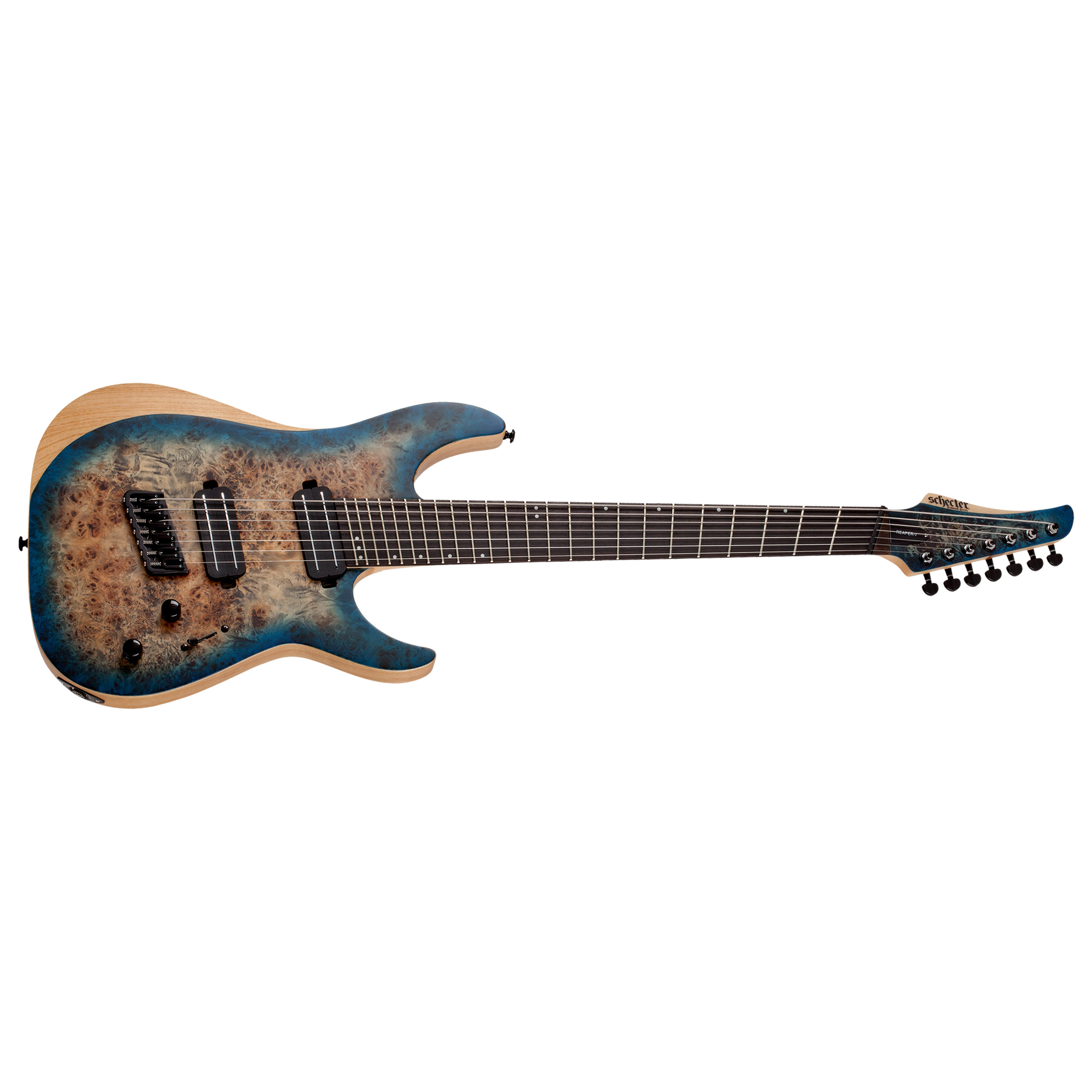 Schecter Reaper 7 multi scale - Sky Burst - Guitare métal / moderne ...
