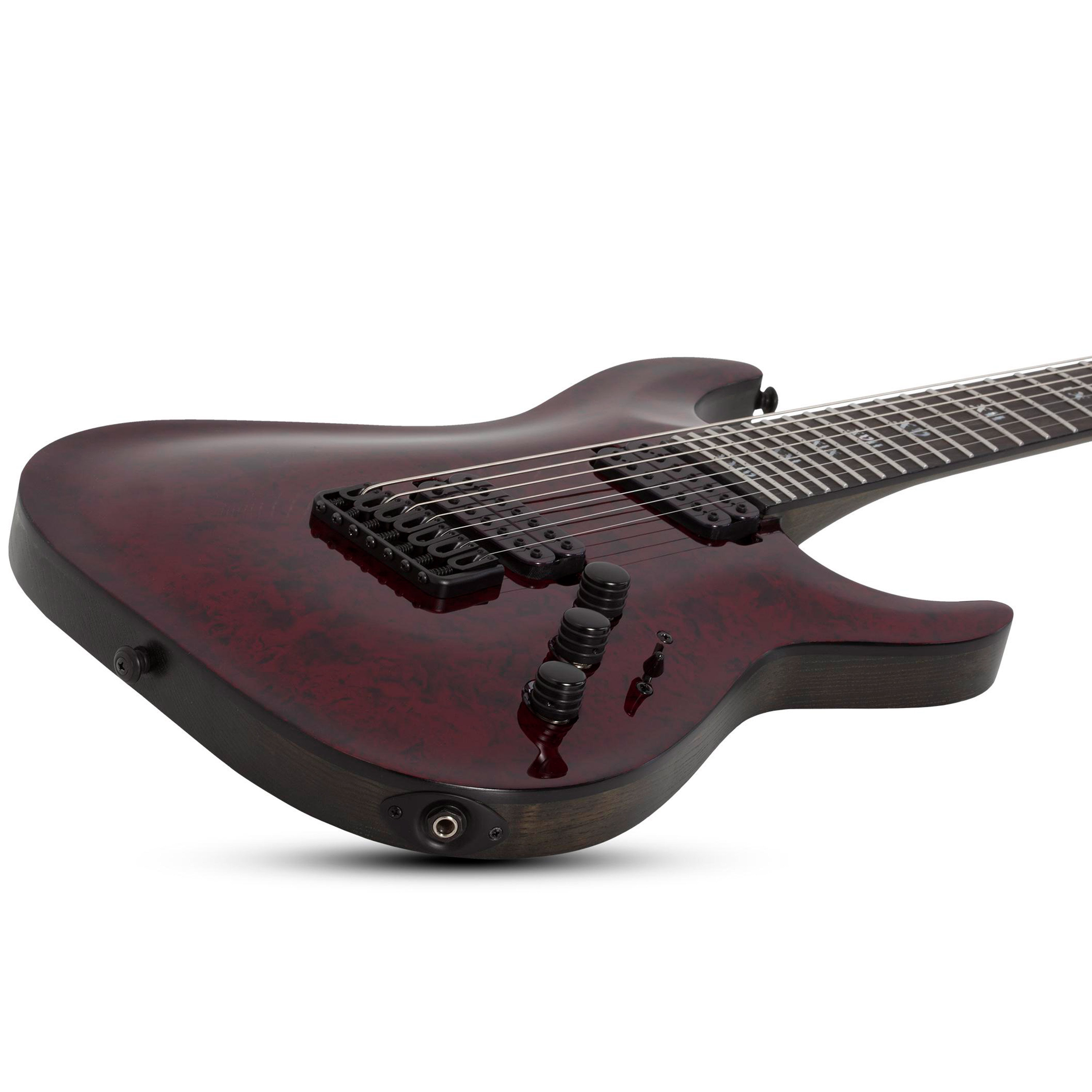 Schecter Apocalypse C-7 chevalet fixe - Red Reign - Guitare métal ...