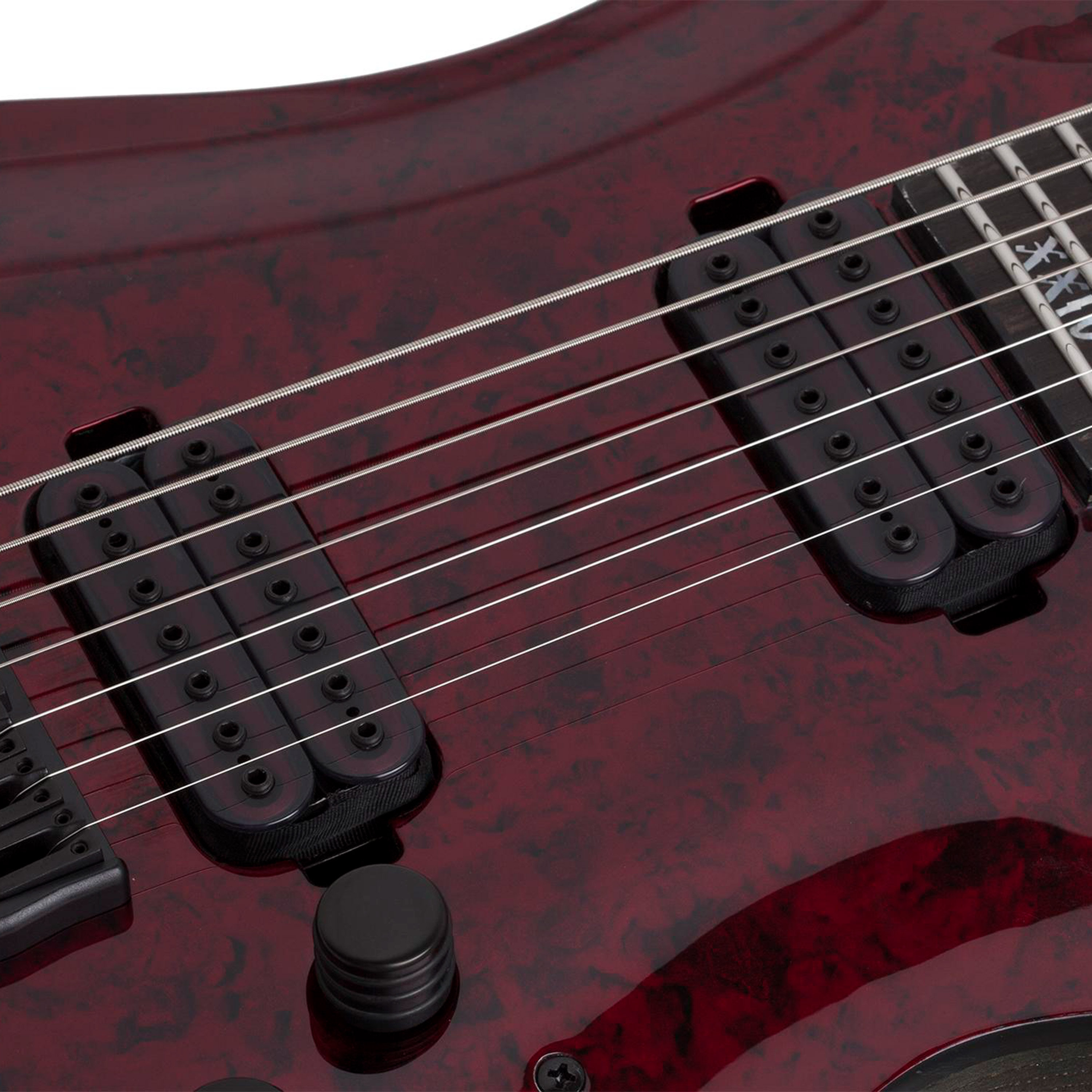 Schecter Apocalypse C-7 chevalet fixe - Red Reign - Guitare métal ...