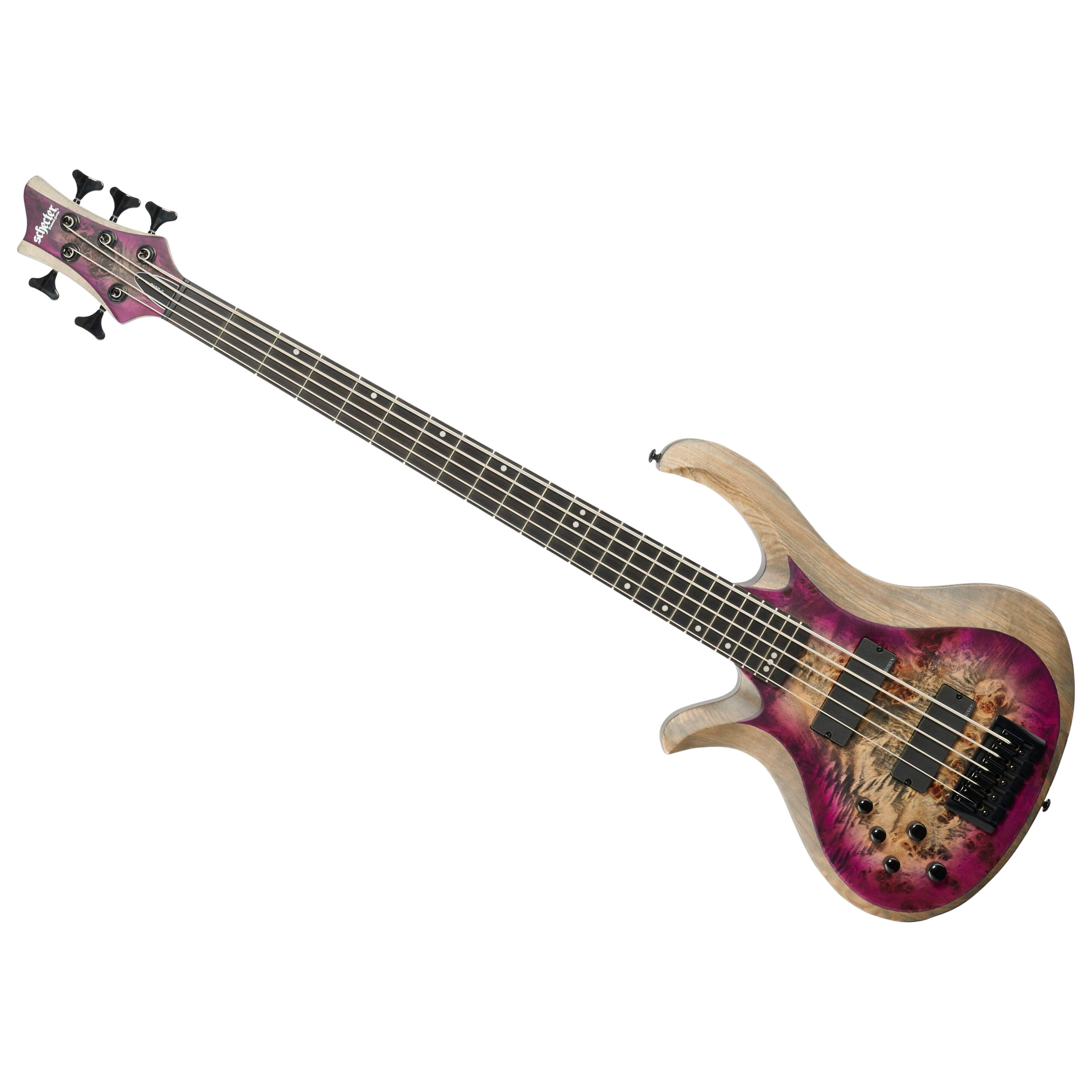 Schecter Riot 5 LH - Aurora Burst - Basse gaucher SonoVente.com