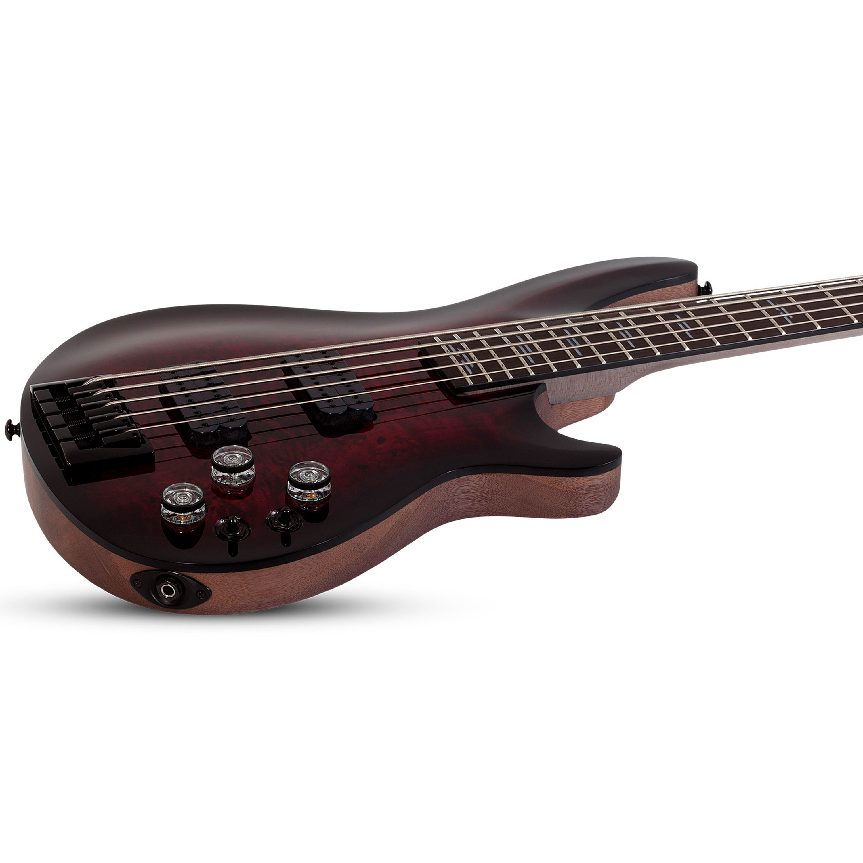 Schecter Omen Elite-5 - Black Cherry Burst - Elektrische bas SonoVente ...