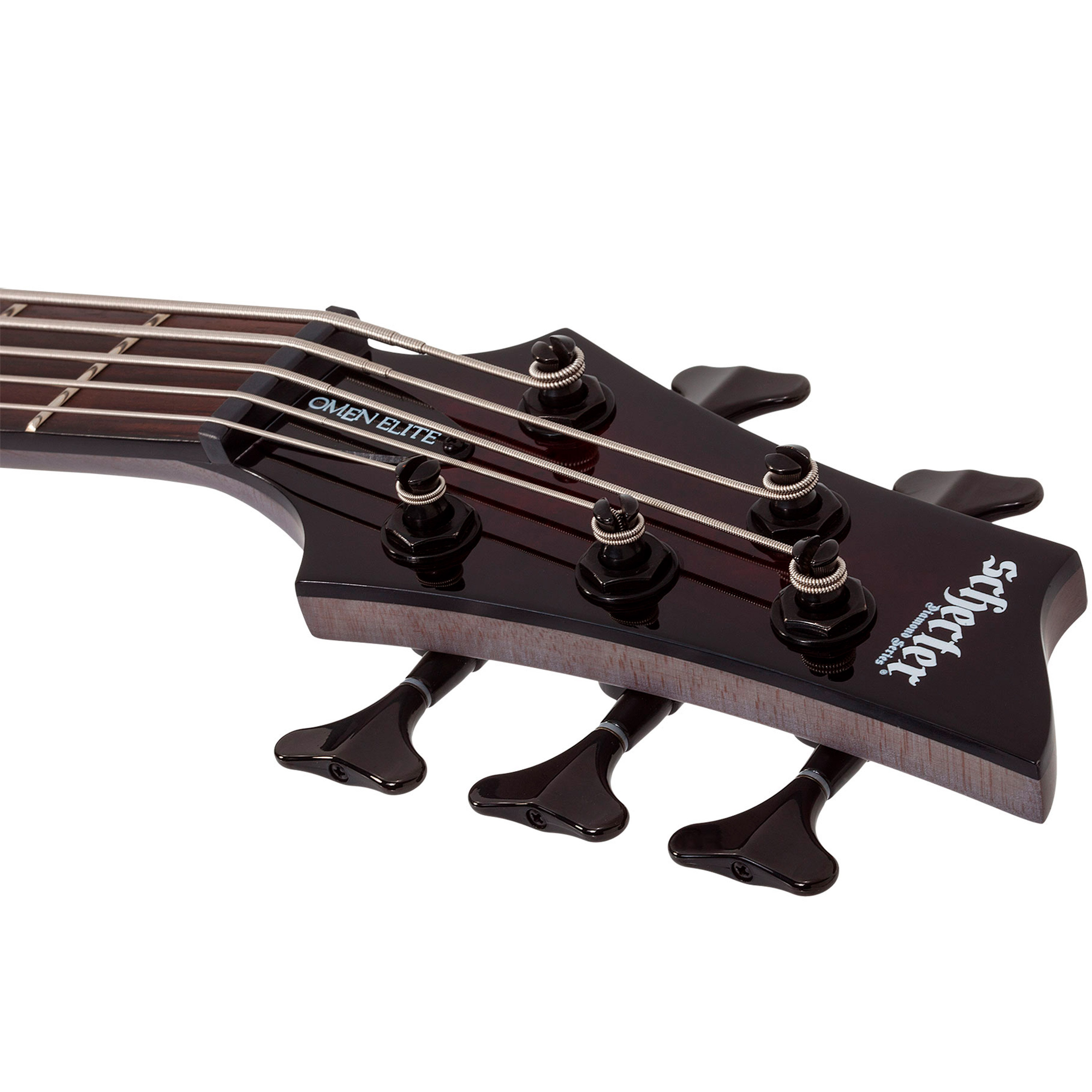 Schecter Omen Elite-5 - Black Cherry Burst - Basse électrique SonoVente.com