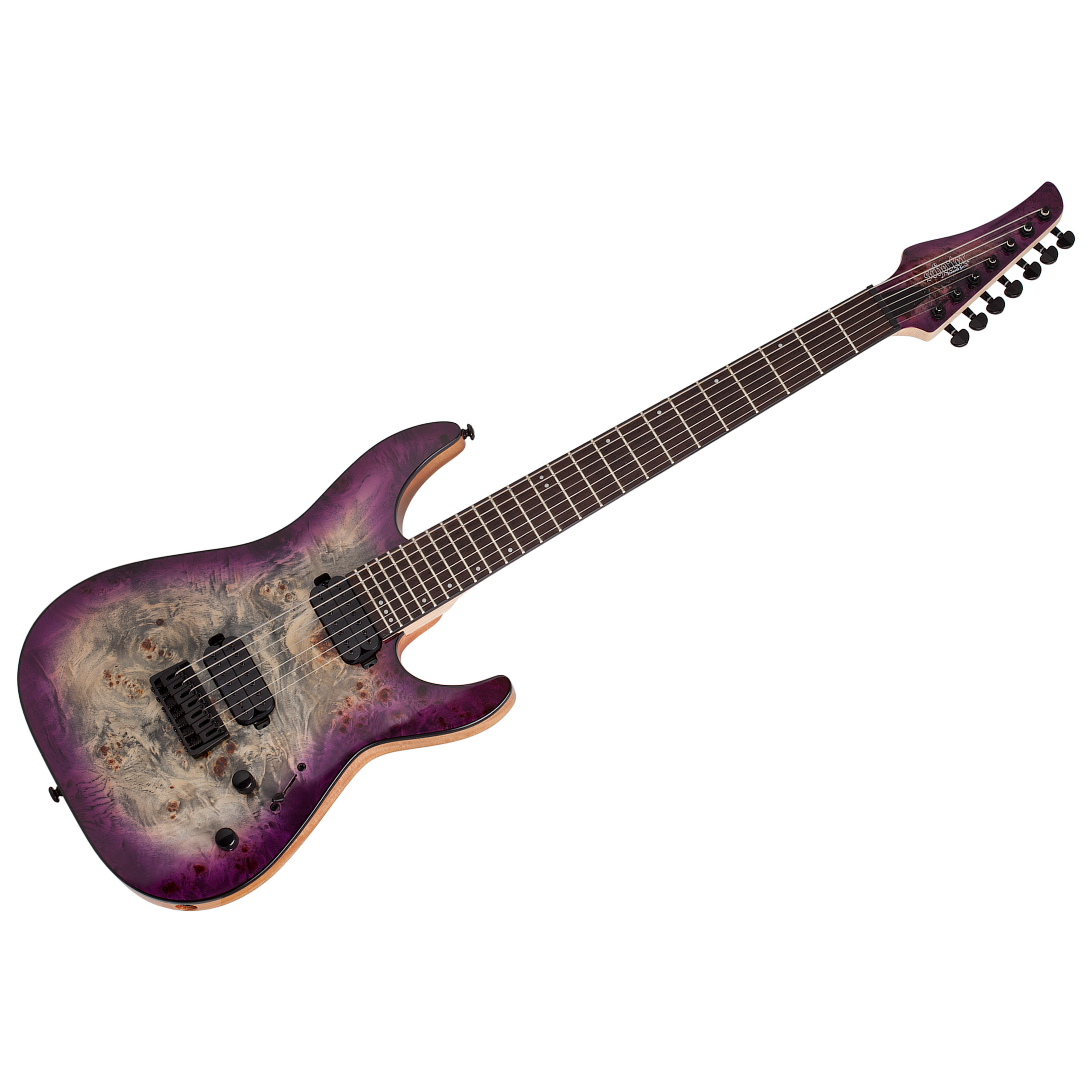 Schecter C-7 Pro - Aurora Burst - Guitare métal / moderne SonoVente.com