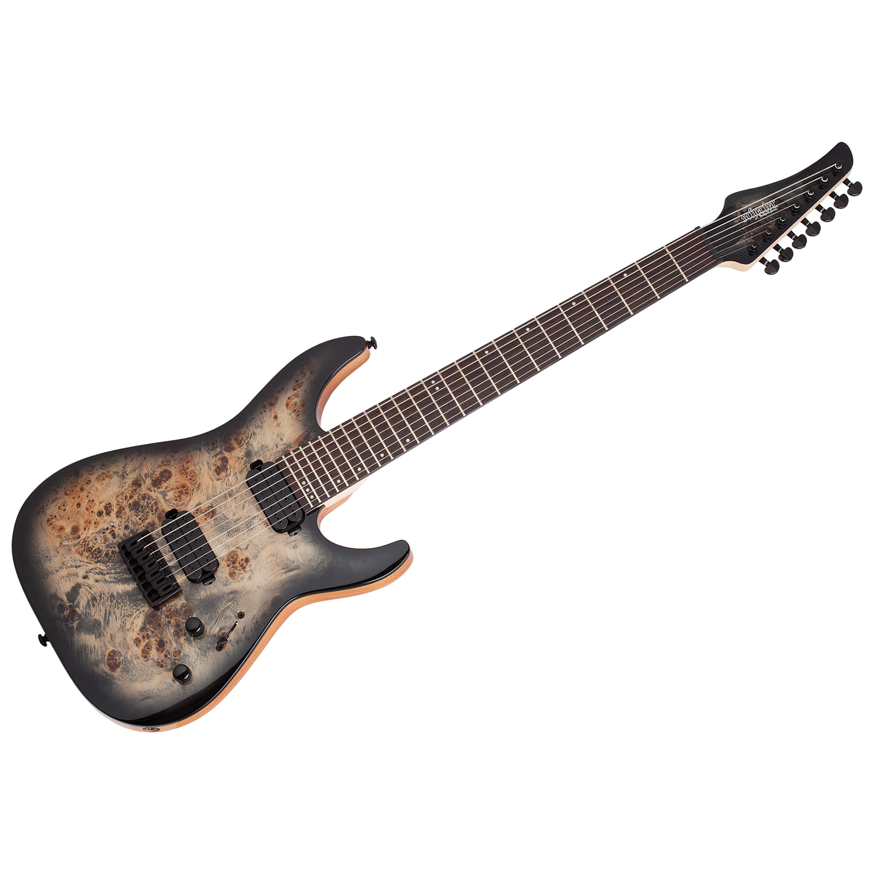 Schecter C-7 Pro - Charcoal Burst - Guitare métal / moderne SonoVente.com
