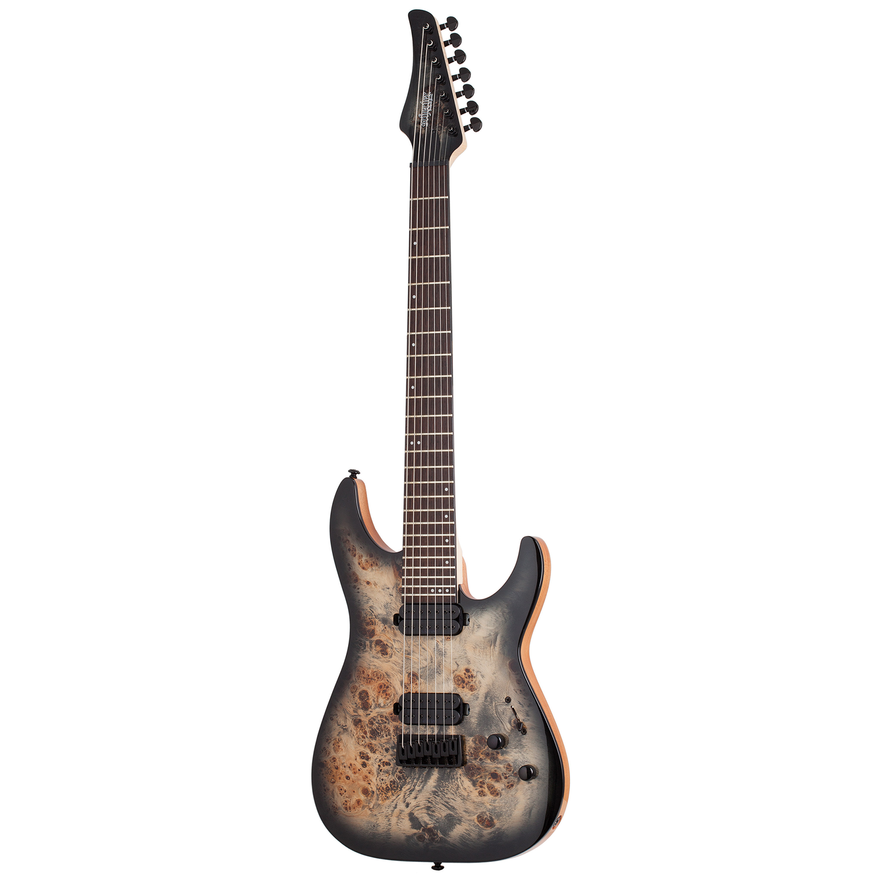 Schecter C-7 Pro - Charcoal Burst - Guitare métal / moderne SonoVente.com