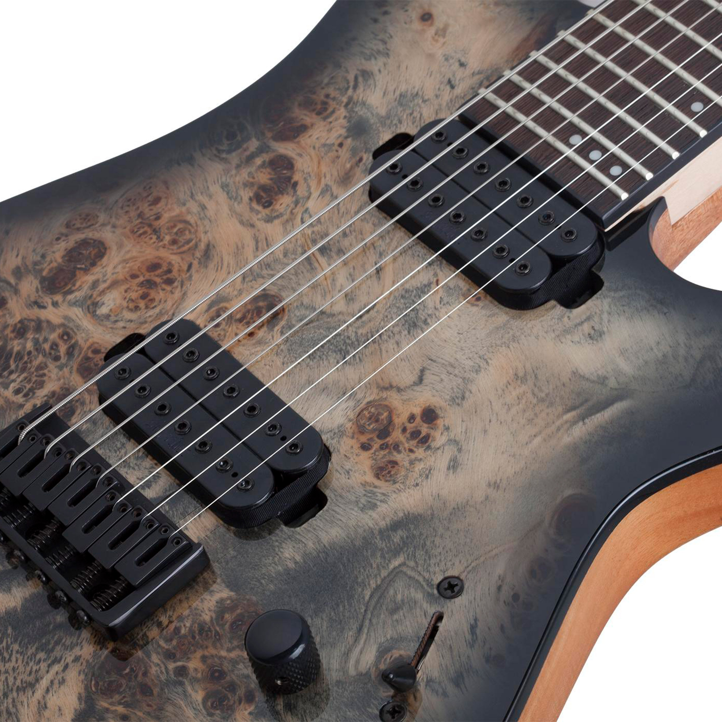 Schecter C-7 Pro - Charcoal Burst - Guitare métal / moderne SonoVente.com
