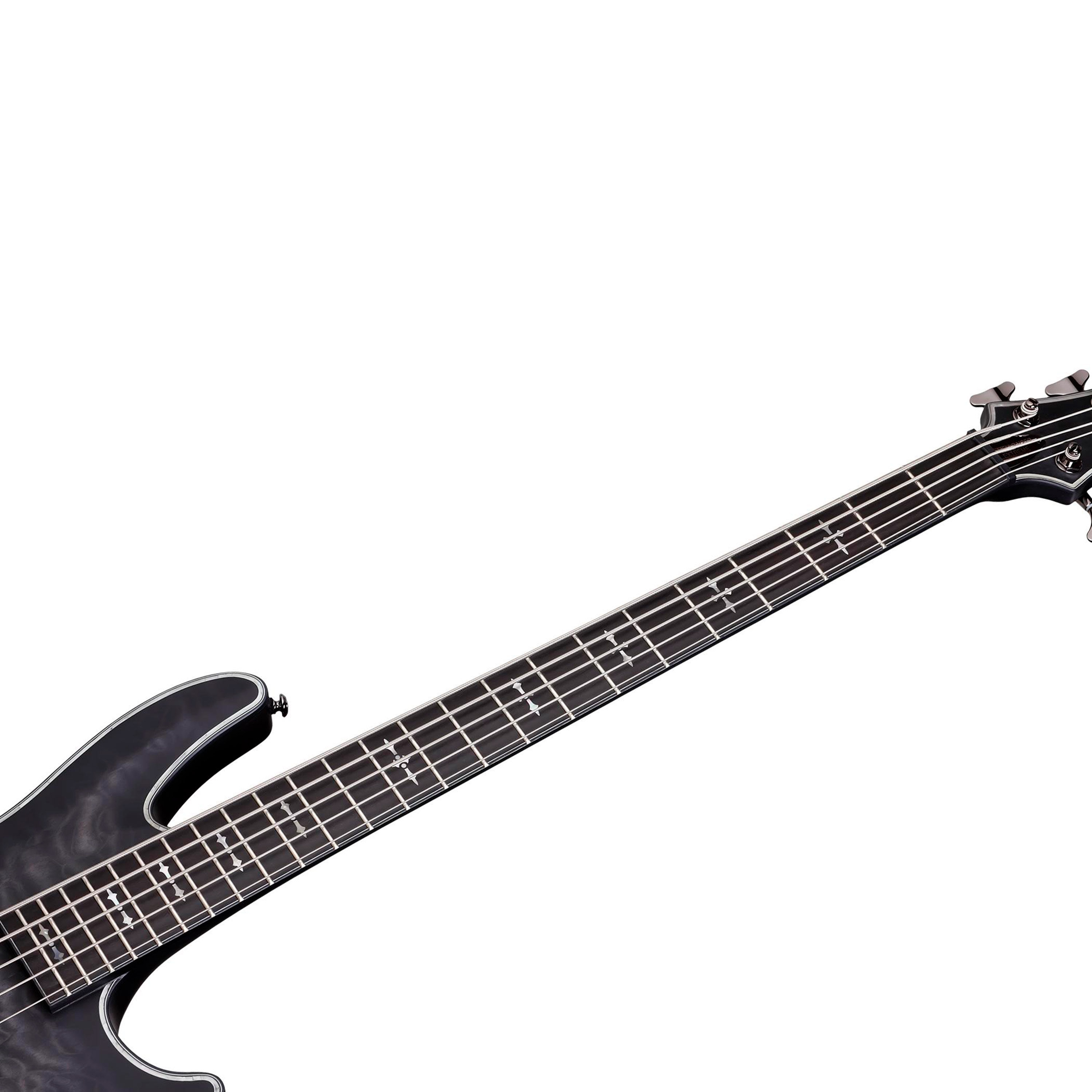 Schecter Hellraiser Extreme 5 Basse - See Thru Black Satin - Basse ...