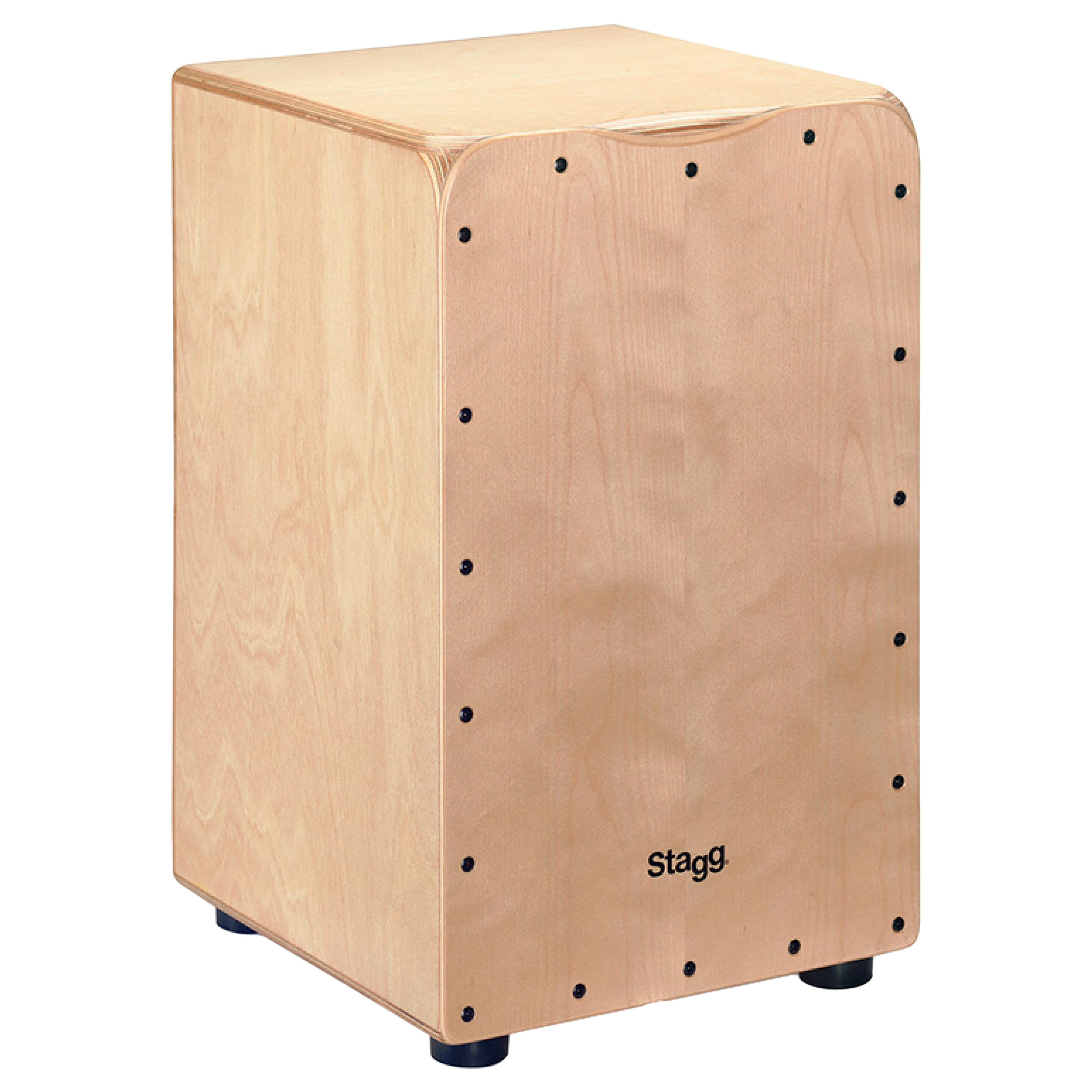 Stagg CAJ-50M-N - Cajón en bouleau avec plaque de frappe de couleur ...