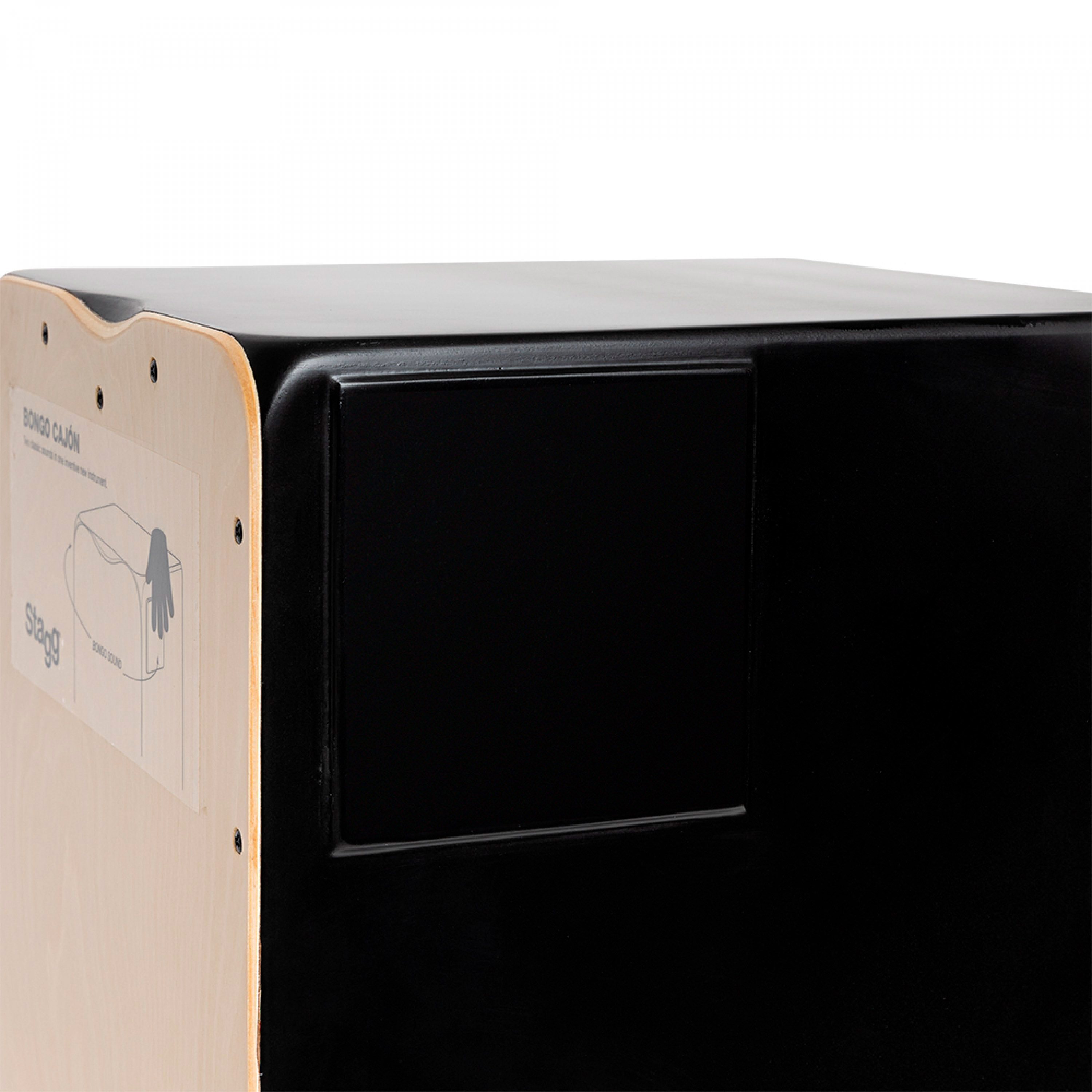 Stagg CAJ-BONGO-N - Cajón bongo en bouleau noir et plaque de frappe ...