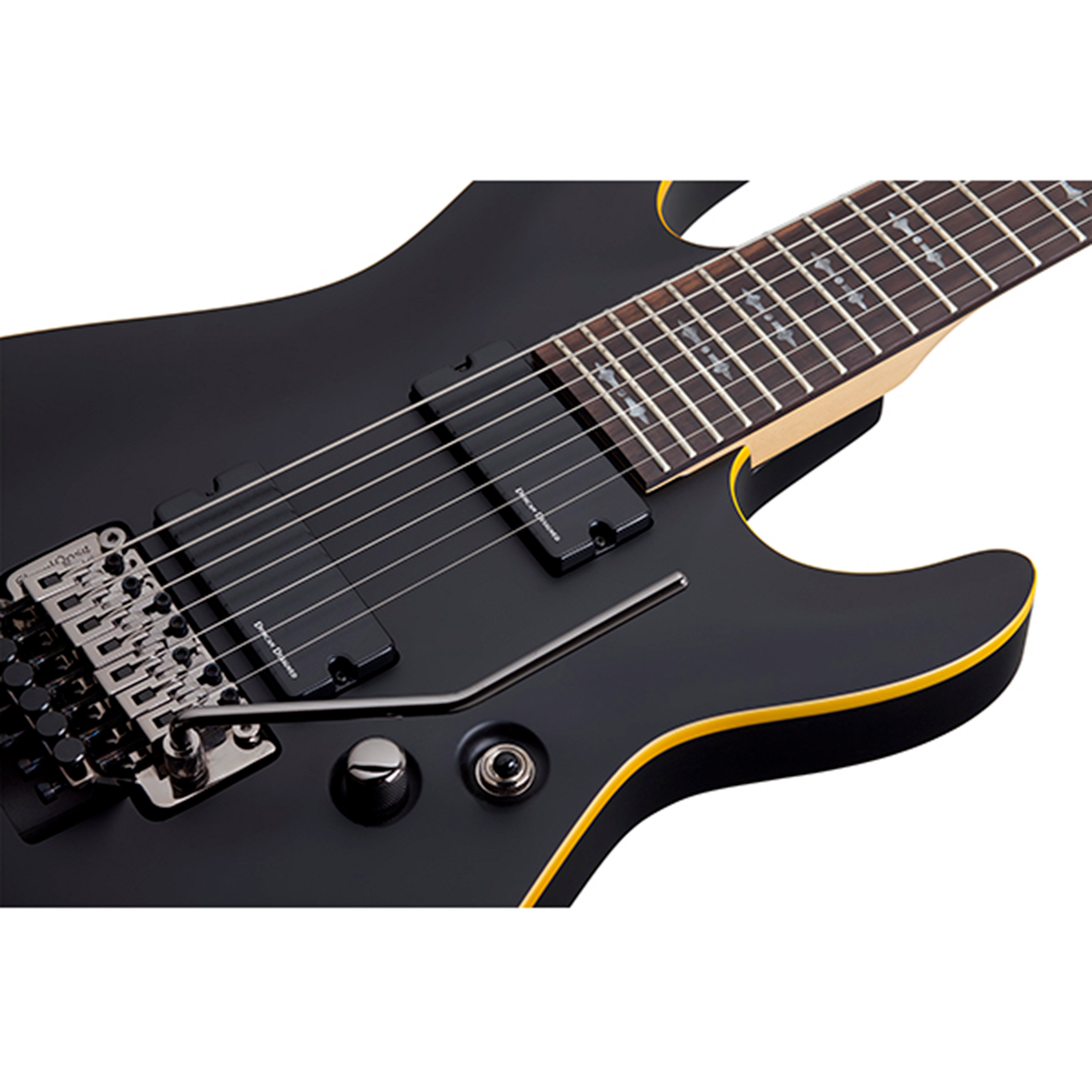 Schecter Demon 7 Floyd - Aged Black Satin - Guitare métal / moderne ...