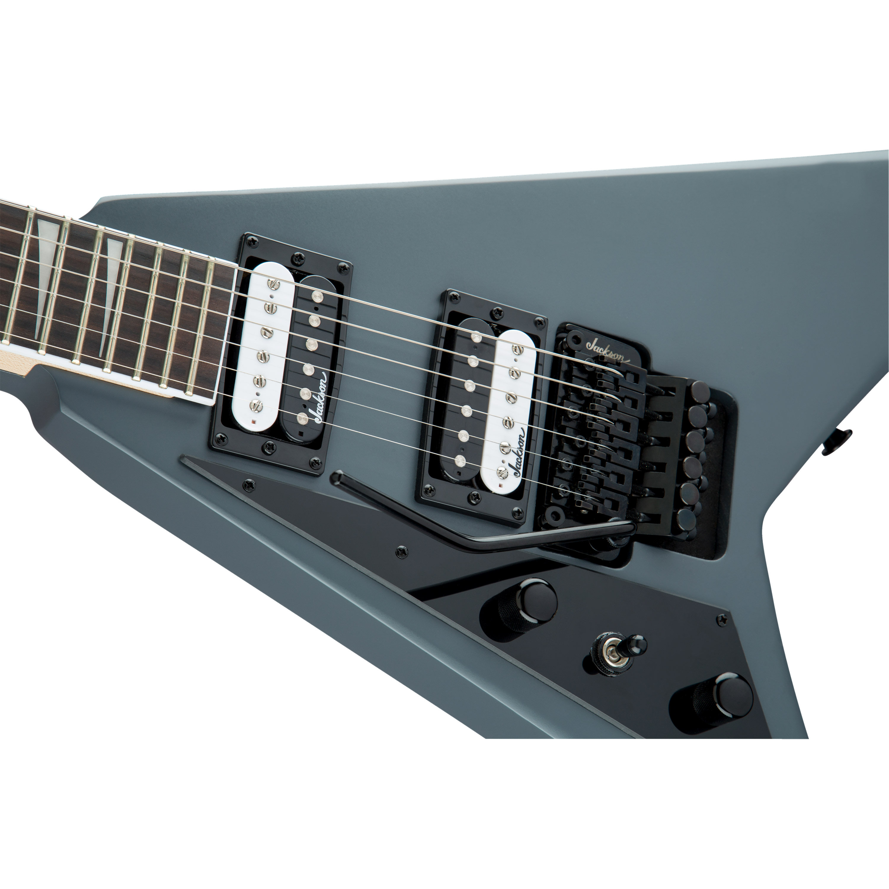Jackson JS Rhoads JS32 LH Satin Gray - Guitare électrique gaucher ...