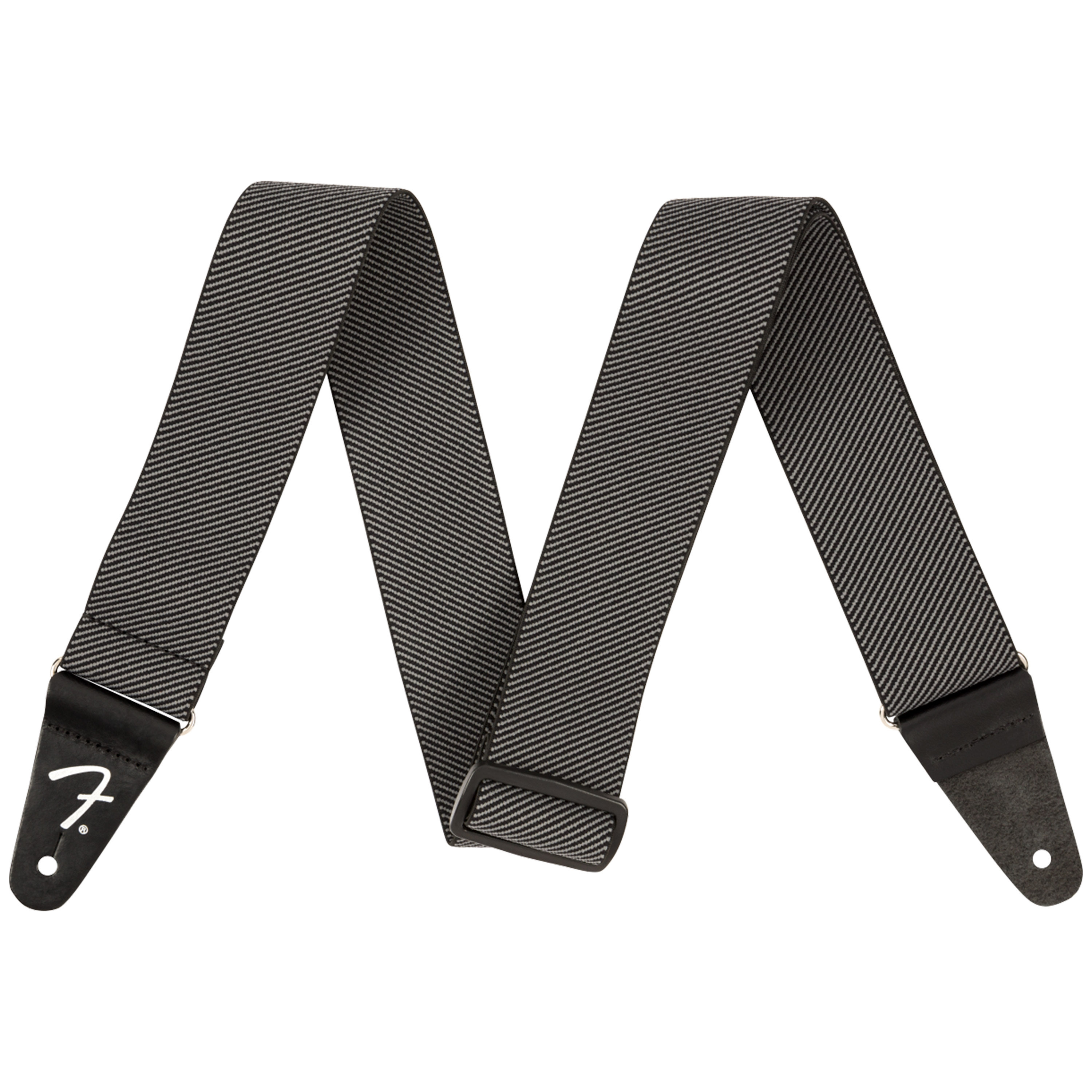 Fender WeighLess Tweed Strap Gray 2 - Sangle Guitare SonoVente.com
