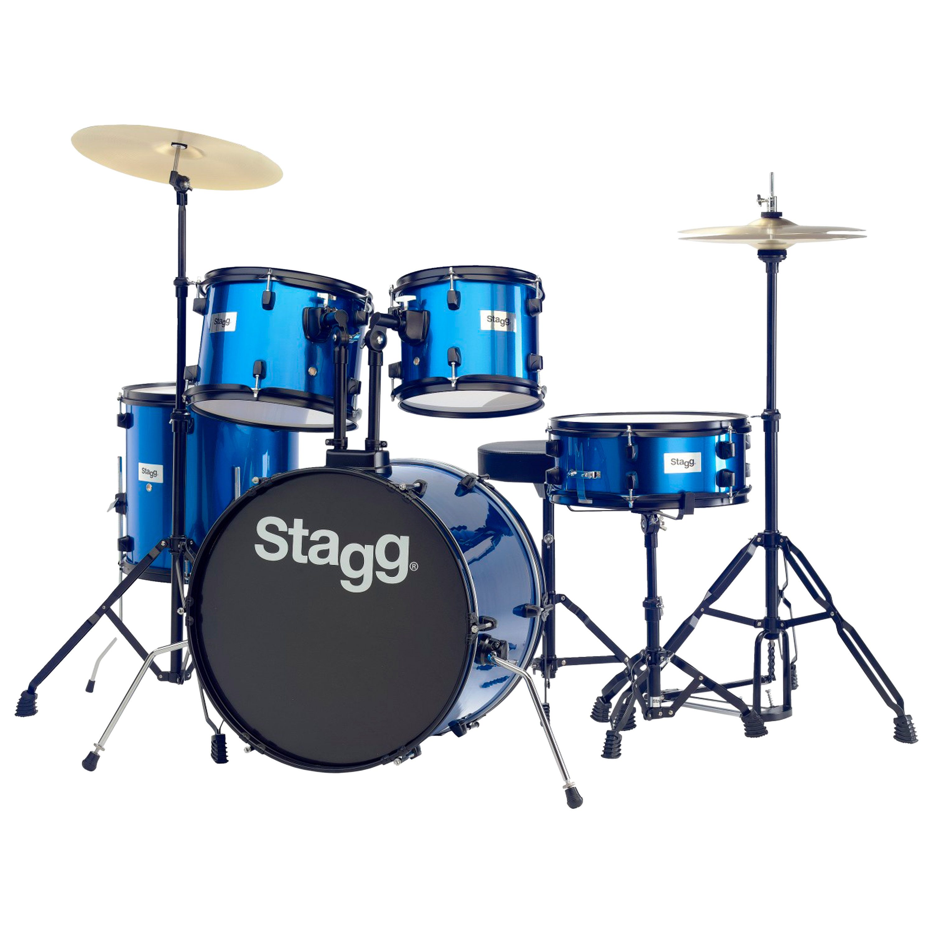 Stagg TIM120B BL - Batterie Acoustique 20 Bleue Complète - Standard ...