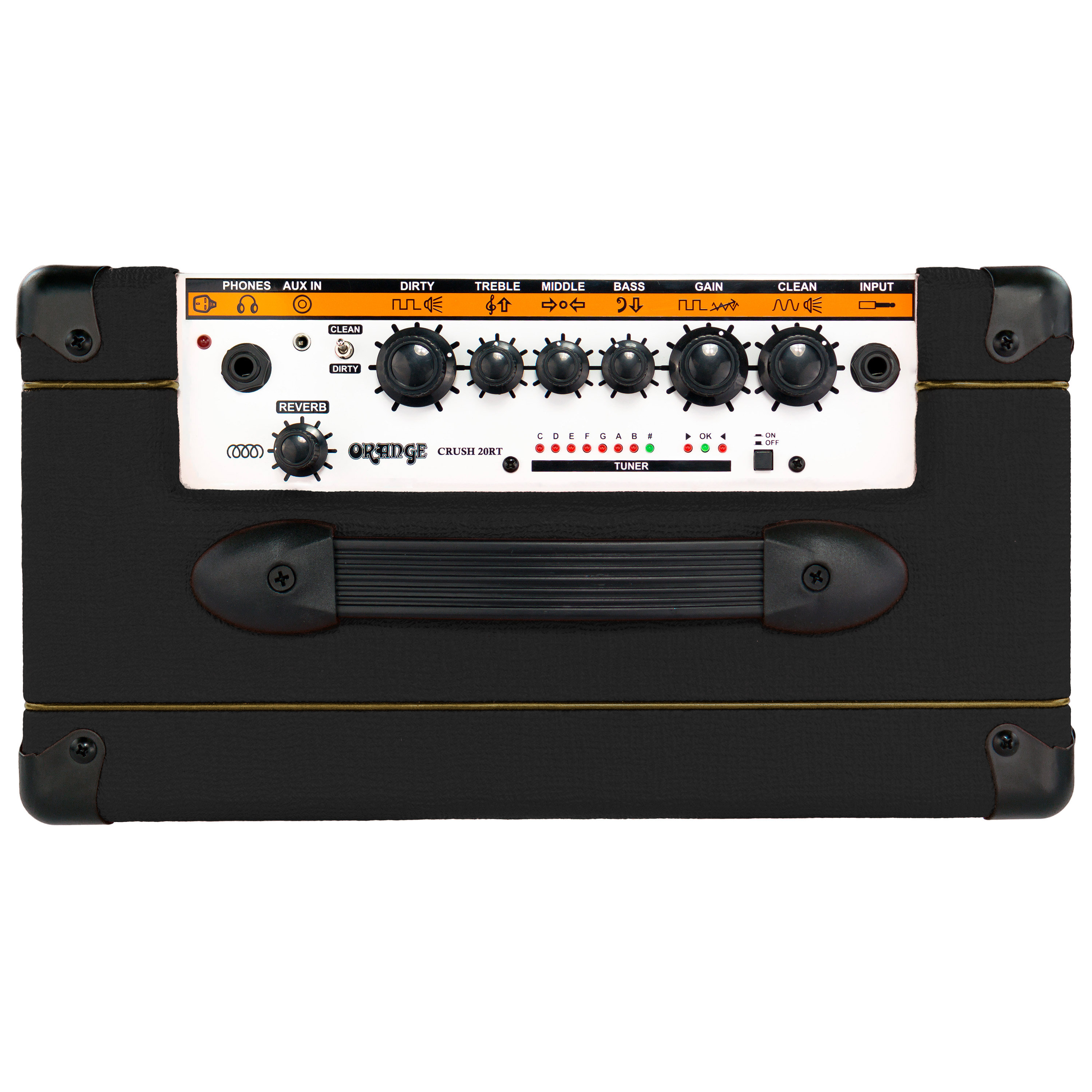 Orange Combo Crush 20 Black + Reverb - Combo guitare électrique ...