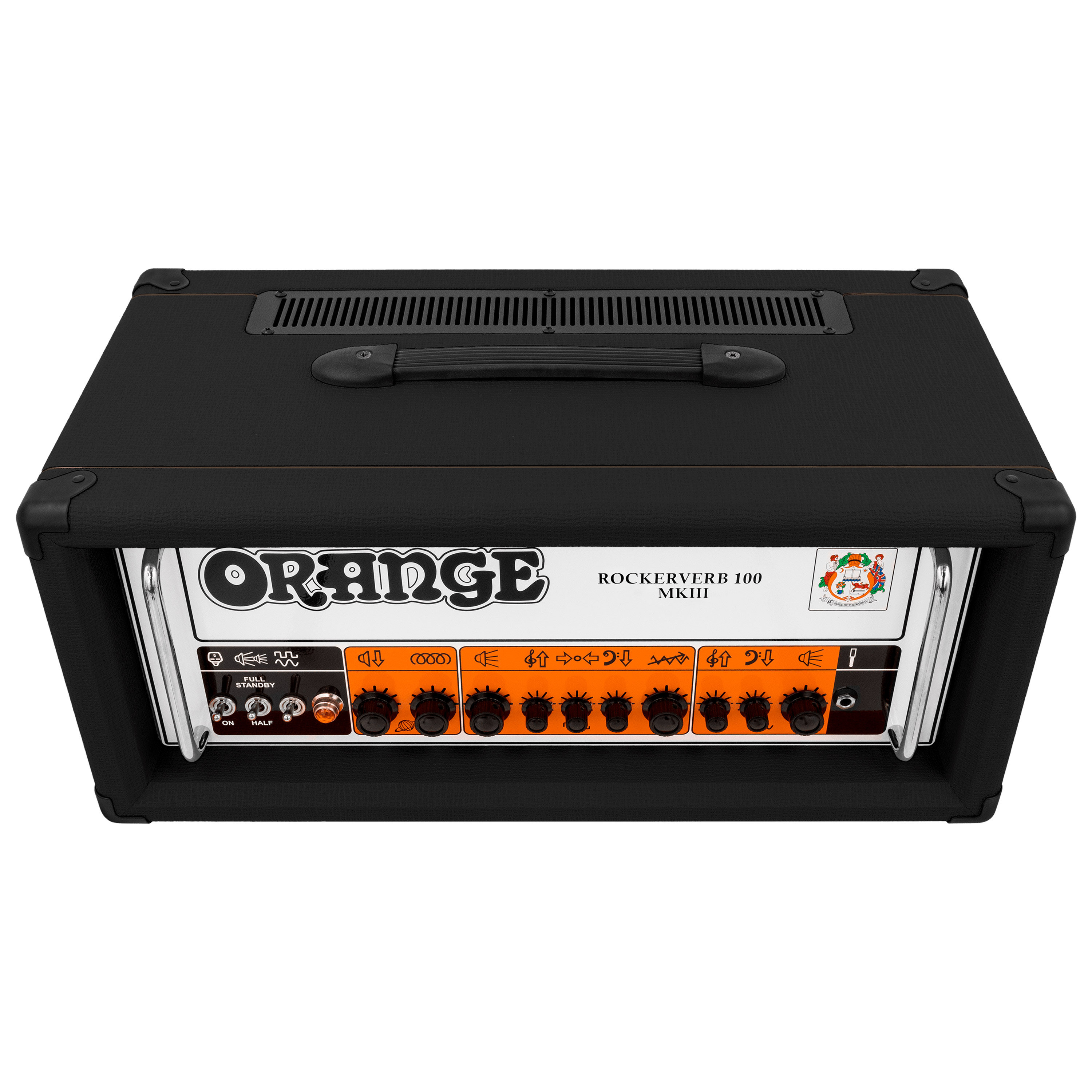 Orange Rockerverb 100W MKIII Black - Tête d'ampli guitare SonoVente.com