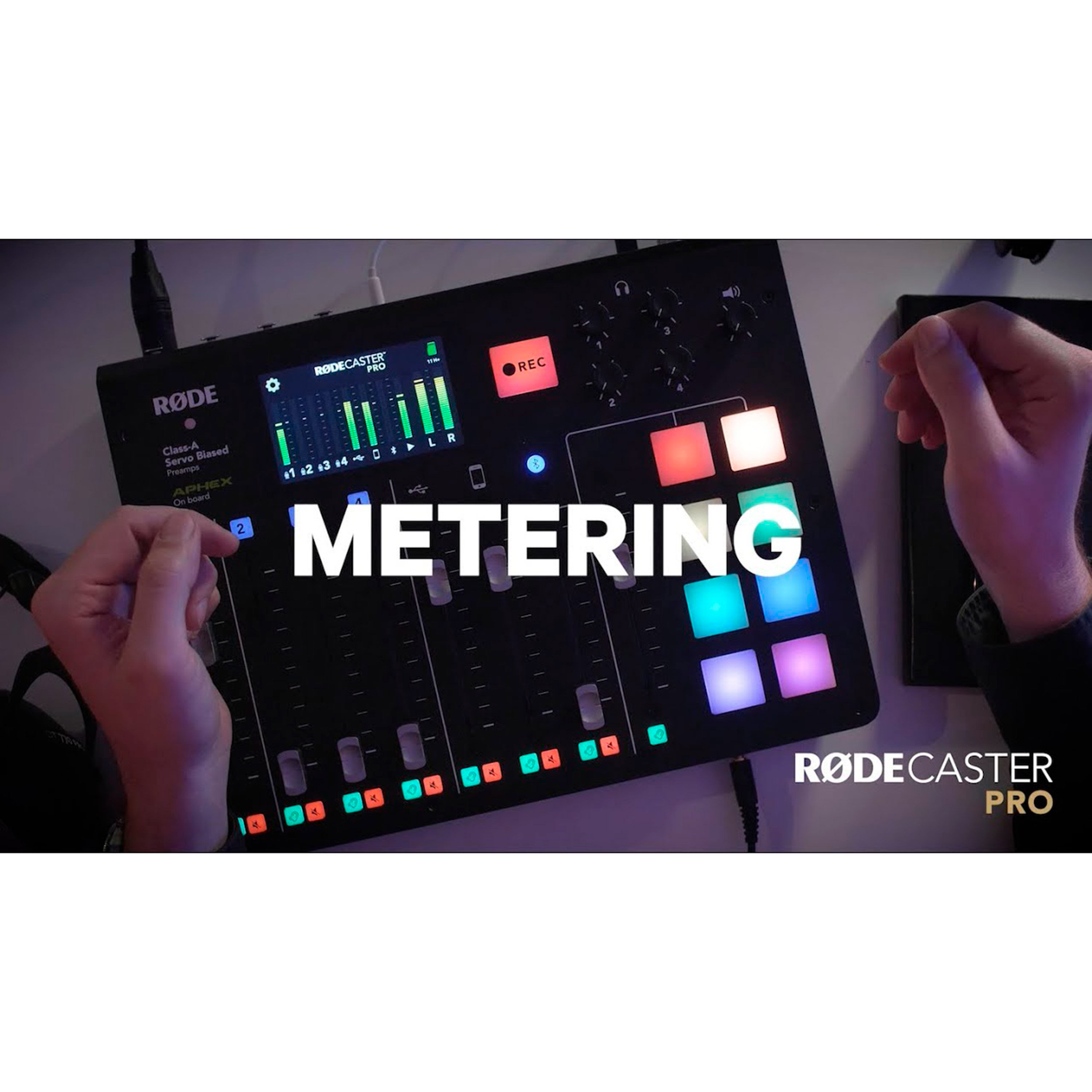 Rode Bundle RodeCaster Pro + Cover - Enregistreur Portable SonoVente.com