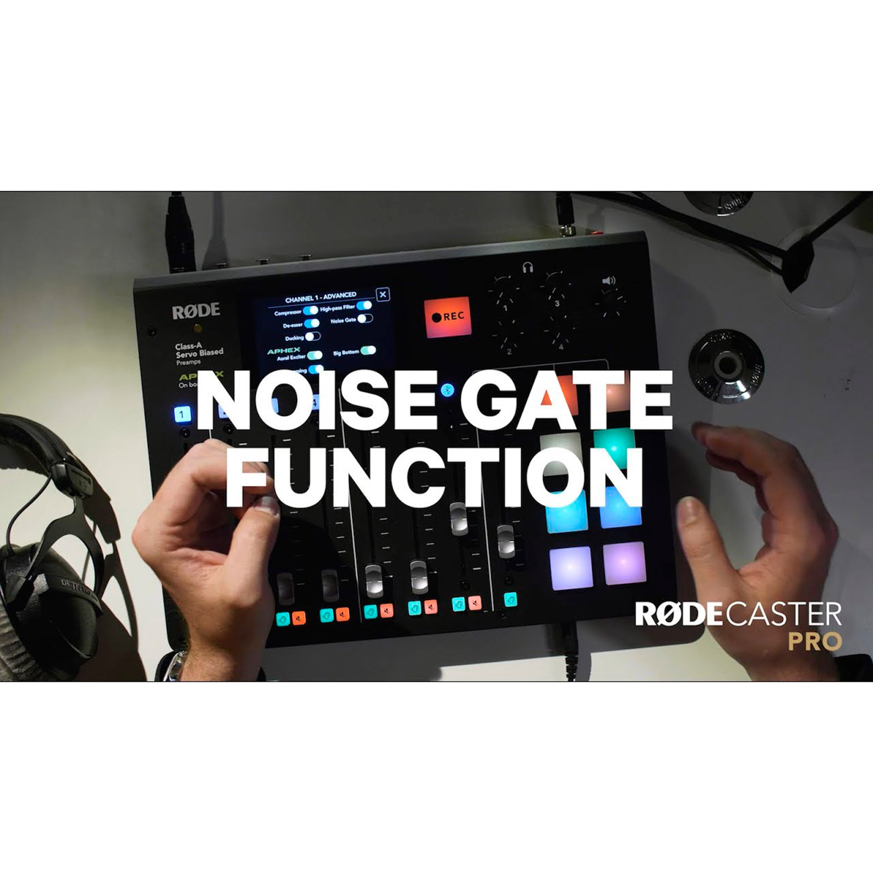 Rode Bundle RodeCaster Pro + Cover - Enregistreur portable SonoVente.com