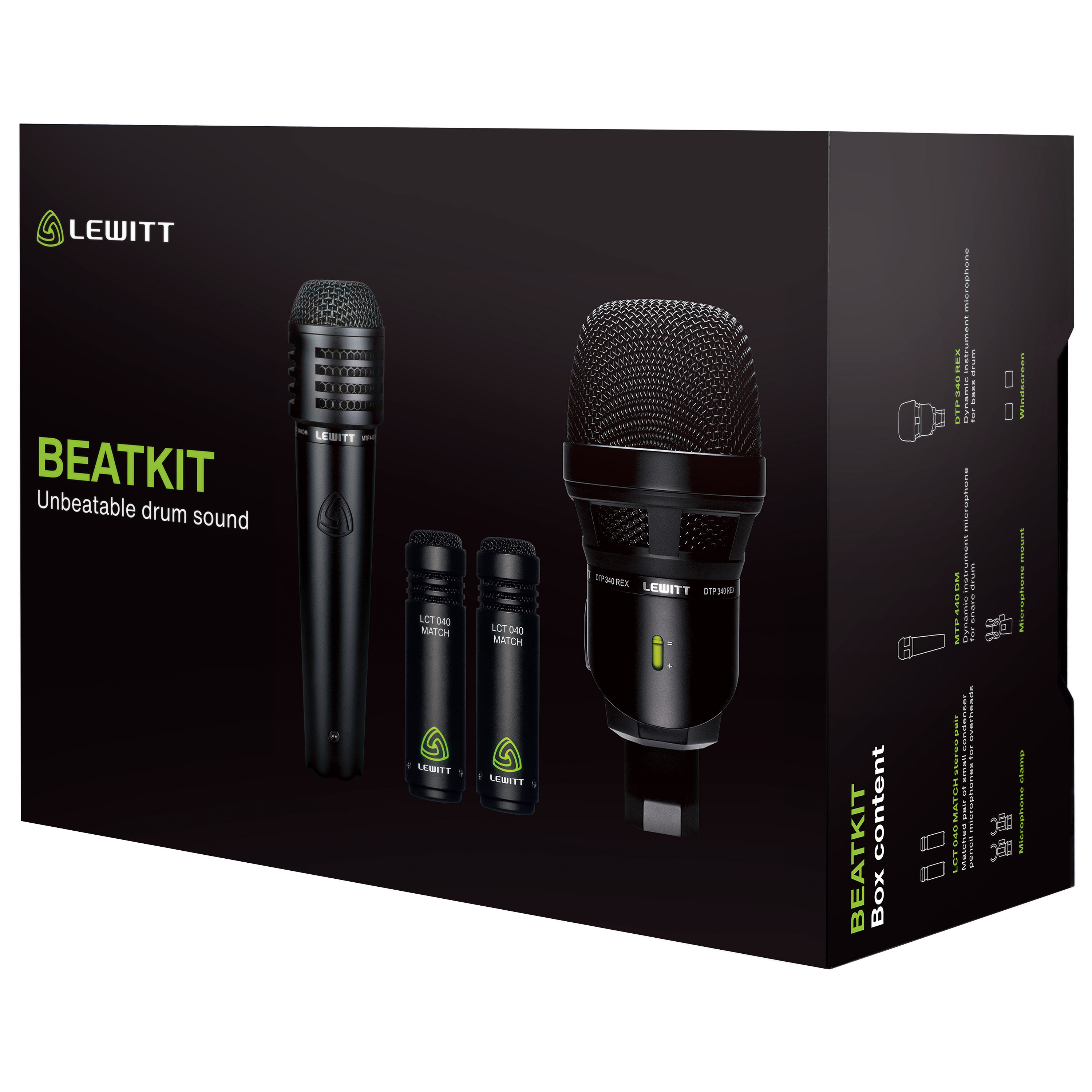 Lewitt BeatKit - Pack micros SonoVente.com