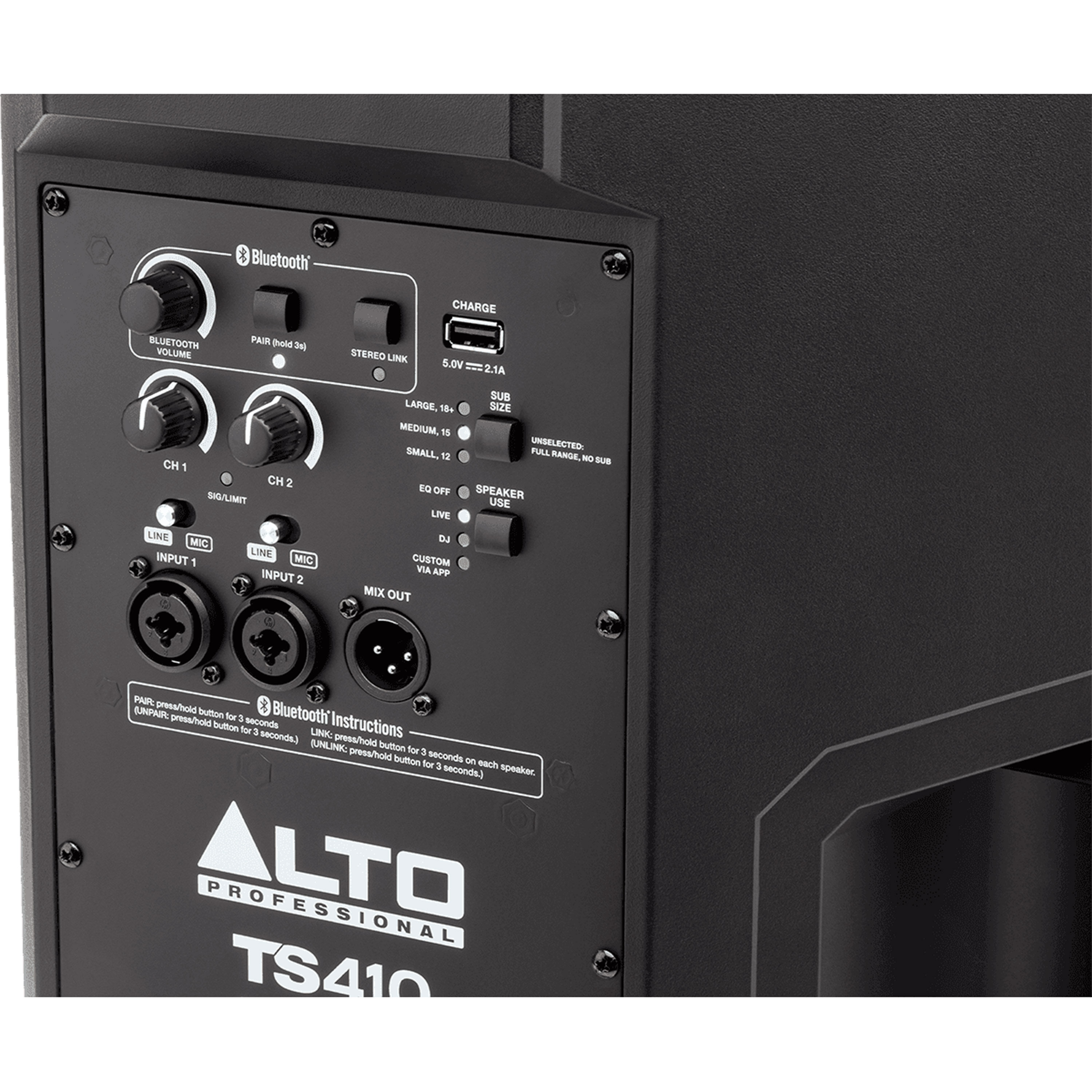 ALTO TS 410 TrueSonic 4 - Enceinte amplifiée SonoVente.com