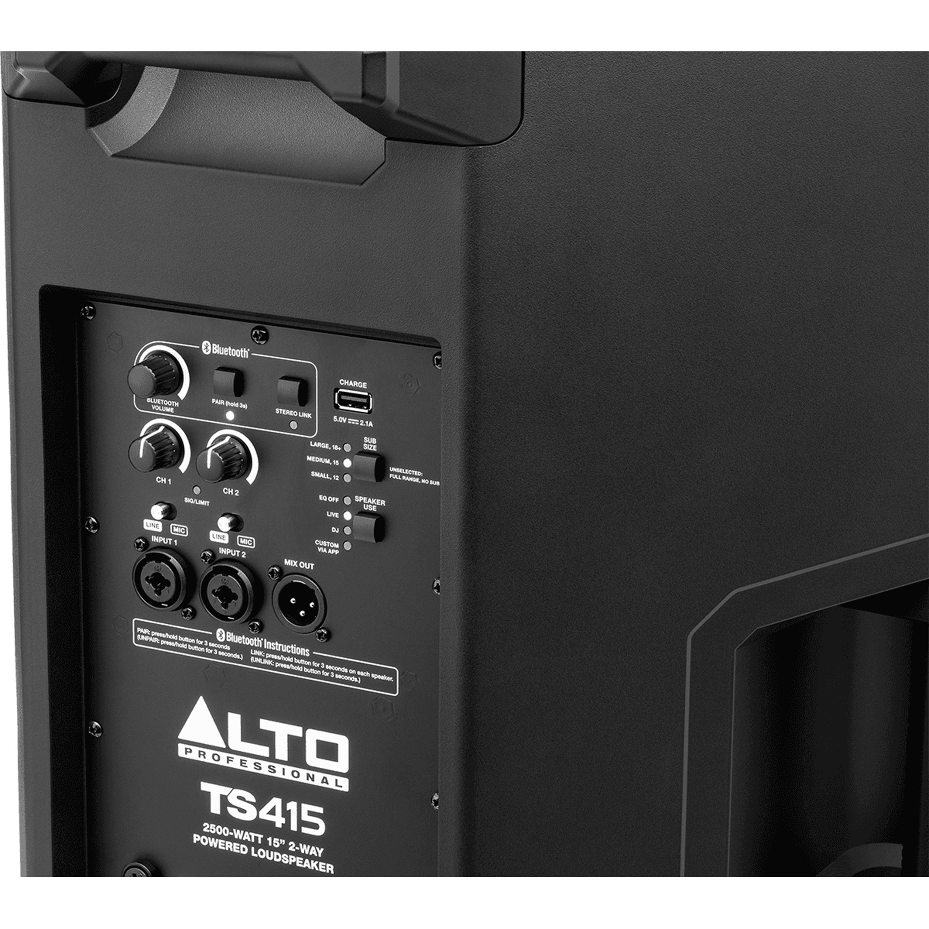 ALTO TS 415 TrueSonic 4 - Enceinte amplifiée SonoVente.com