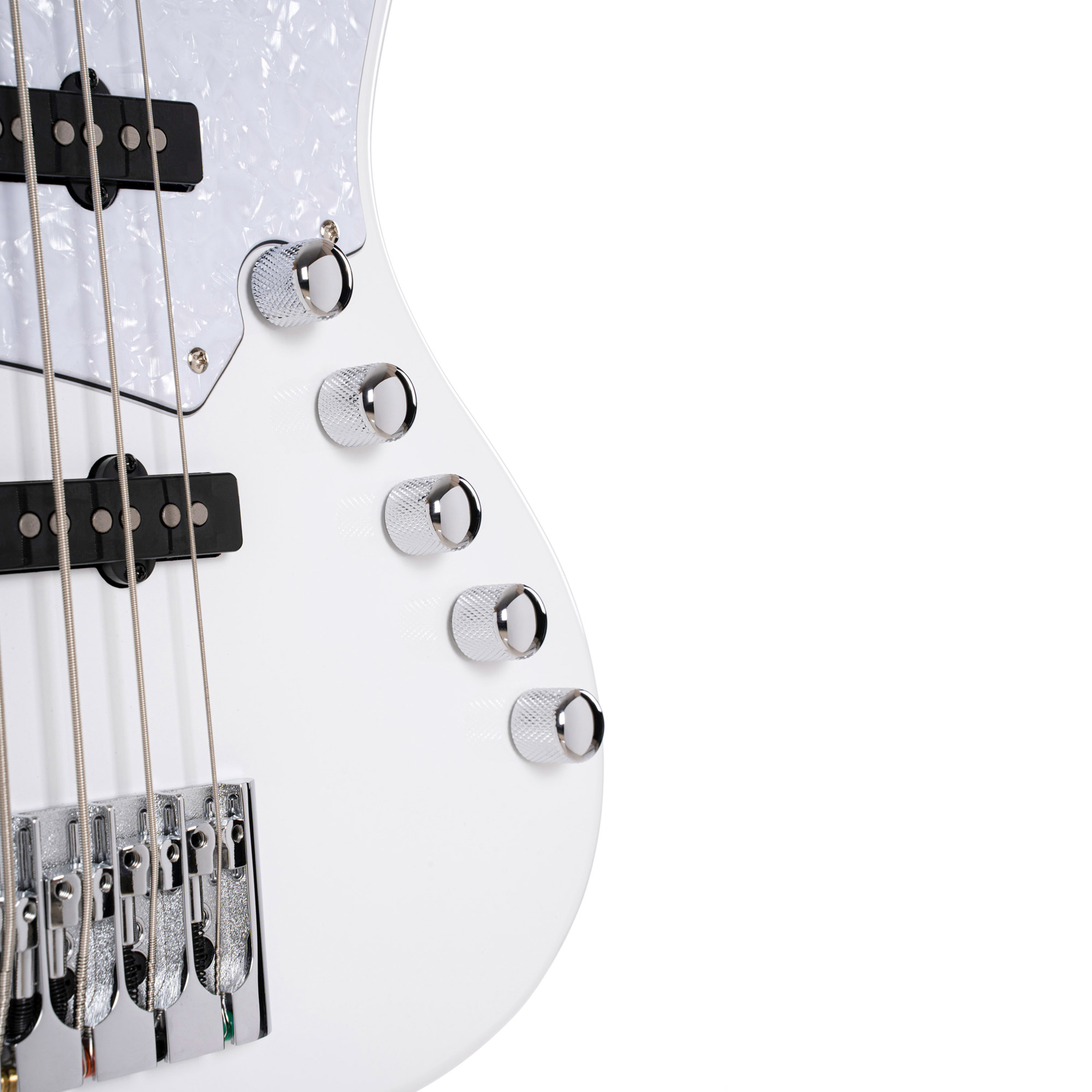 Cort Elrick NJS 5 White - Basse électrique SonoVente.com