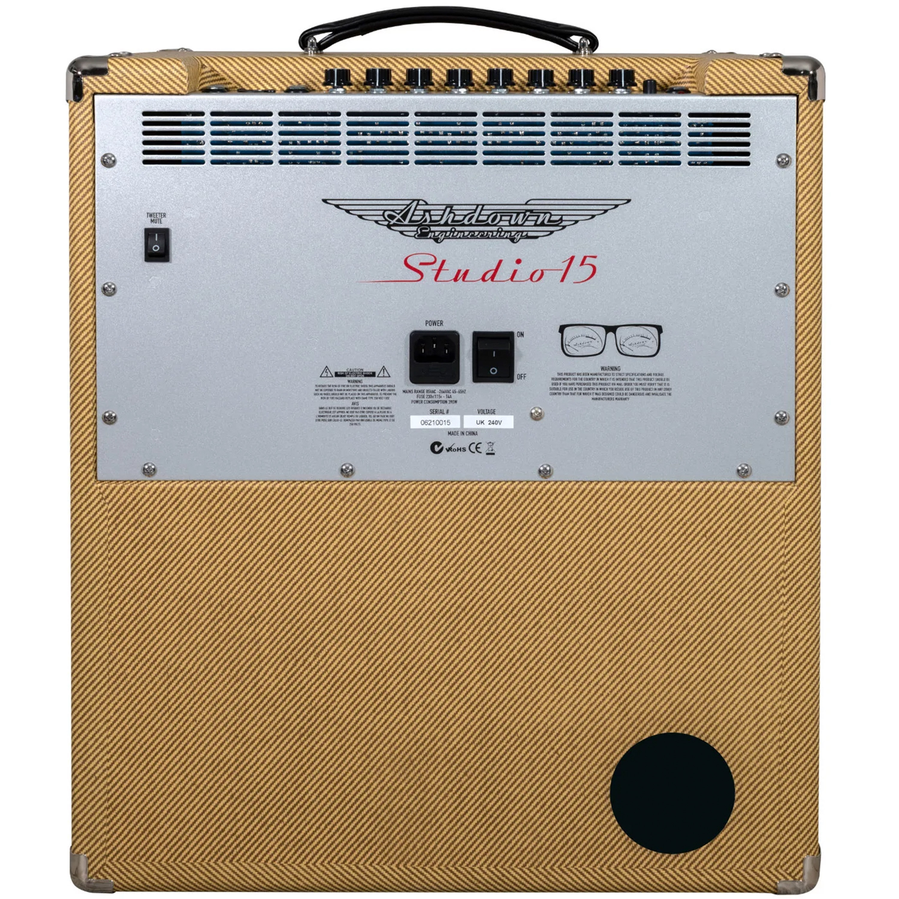 Ashdown Studio 15 Tweed - Combo basse SonoVente.com