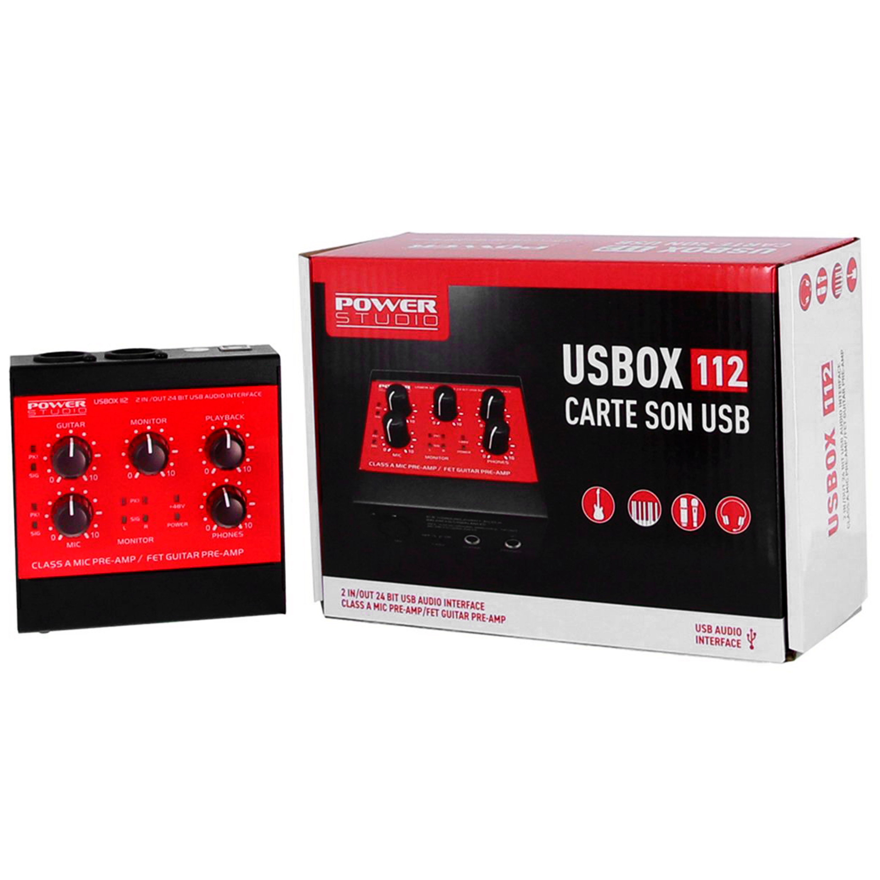 Power Studio USBOX 112 - Carte son SonoVente.com