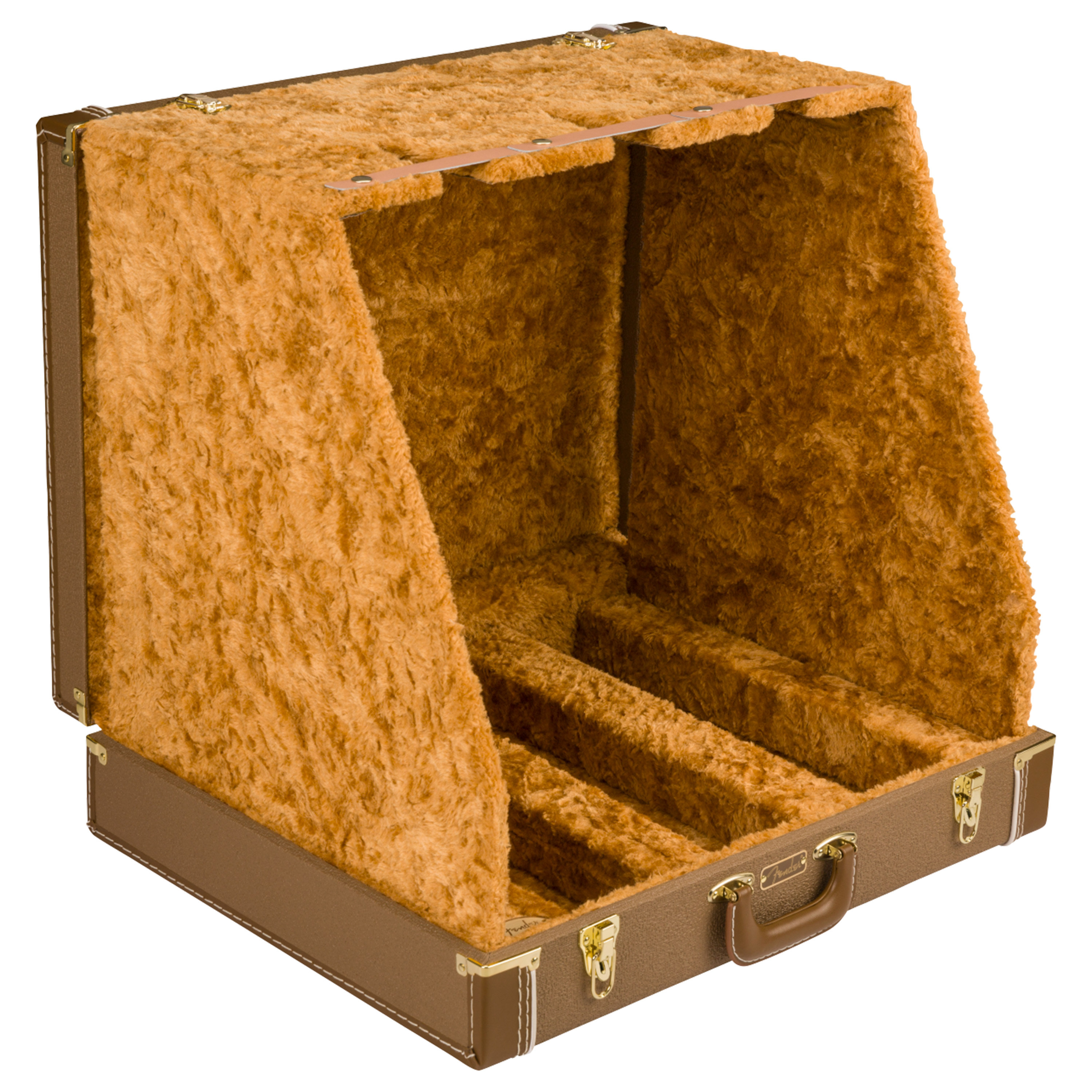 Fender Classic Series Case Stand 3 Guitar Brown - Housses et stands ...