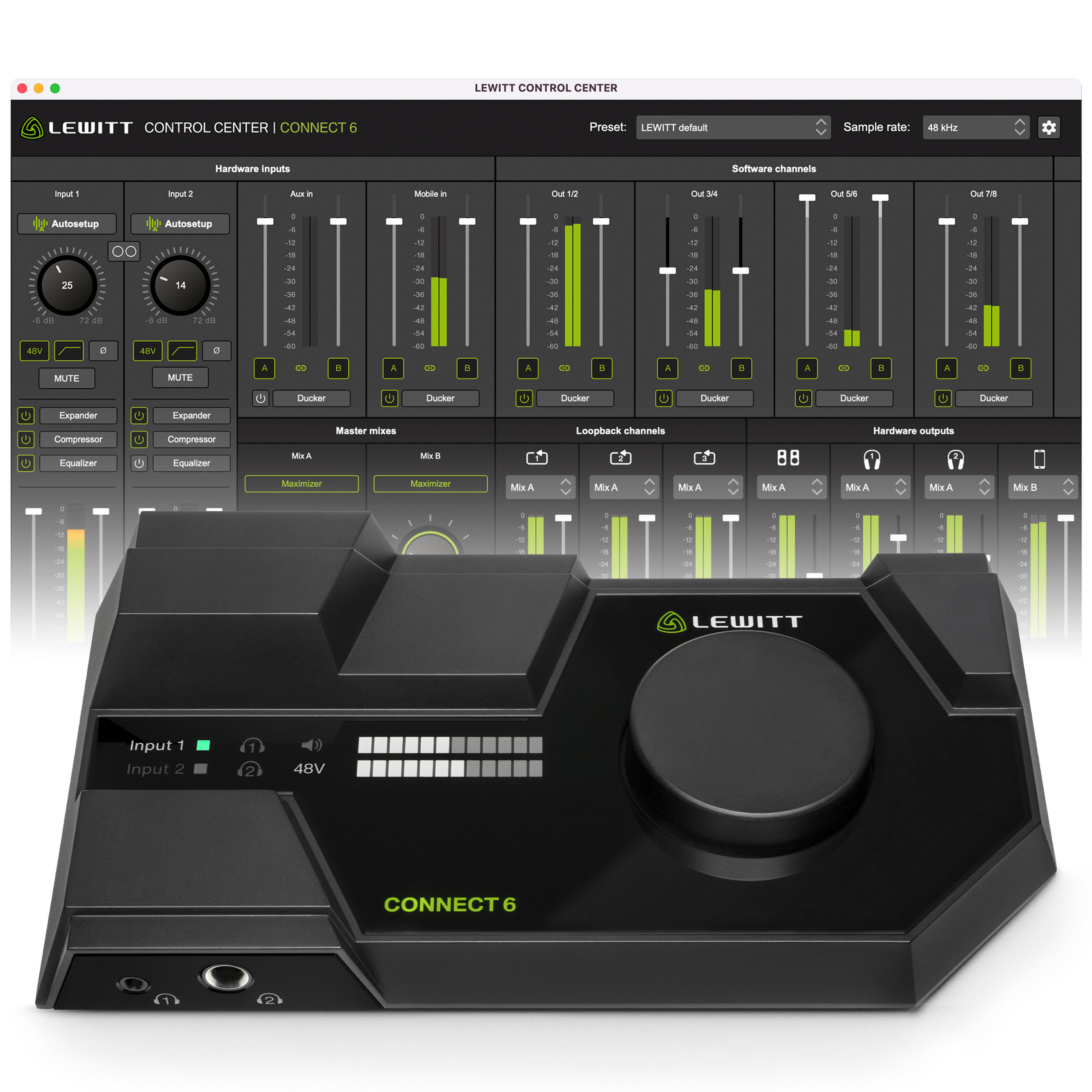 Lewitt Connect 6 - Carte son SonoVente.com