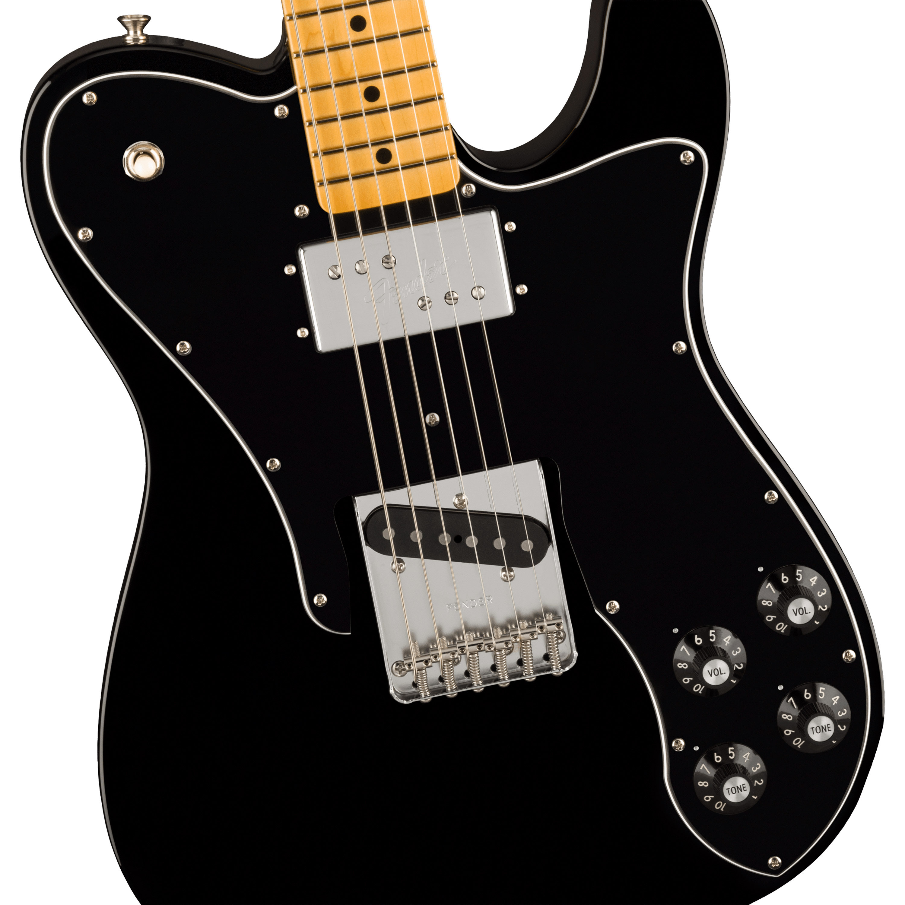 Fender American Vintage II 1977 Telecaster Custom Black - Guitare forme ...