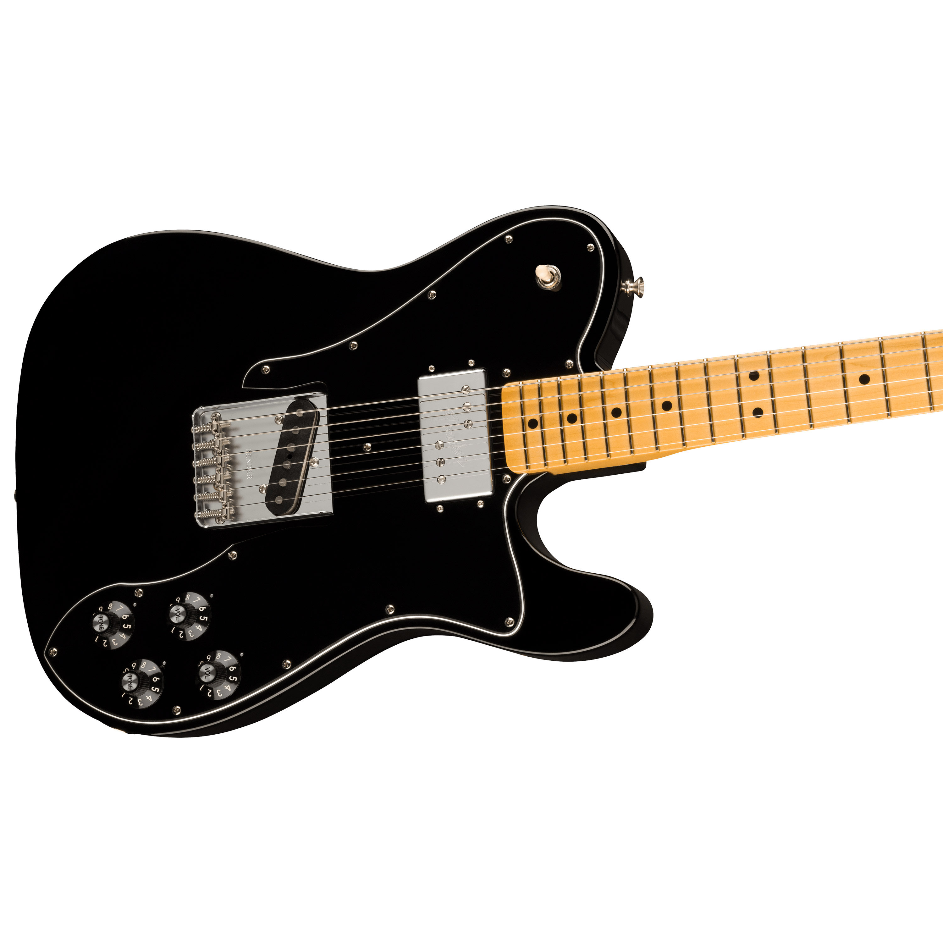Fender American Vintage II 1977 Telecaster Custom Black - Guitare forme ...