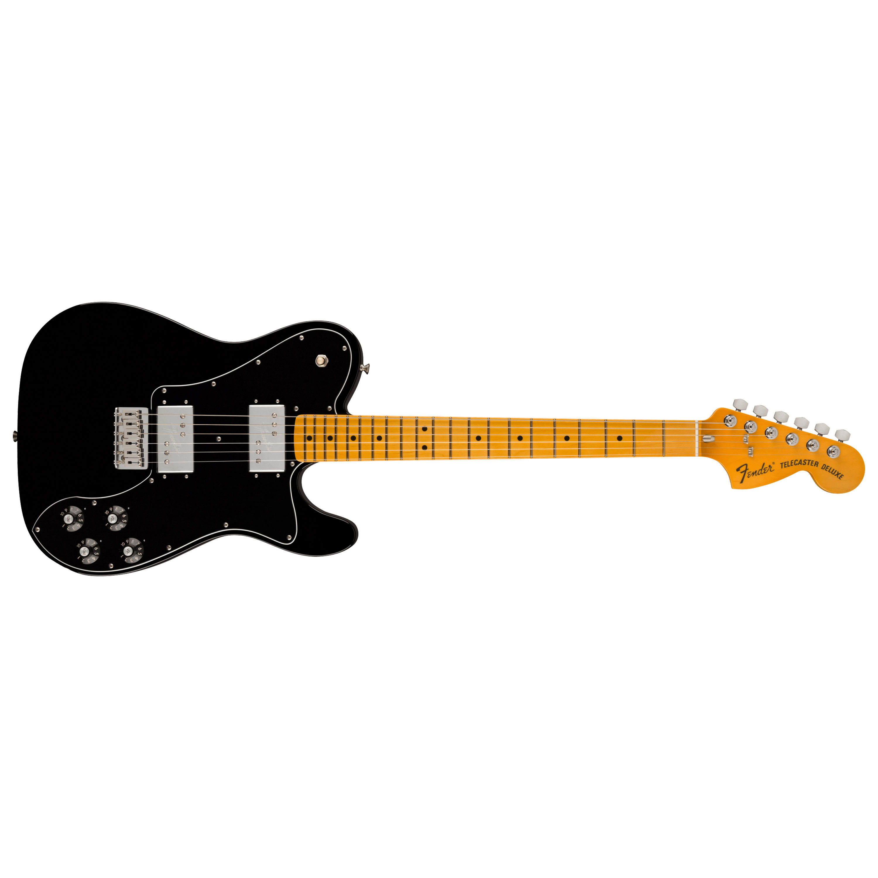 Fender American Vintage II 1975 Telecaster Deluxe Black - Guitare forme ...