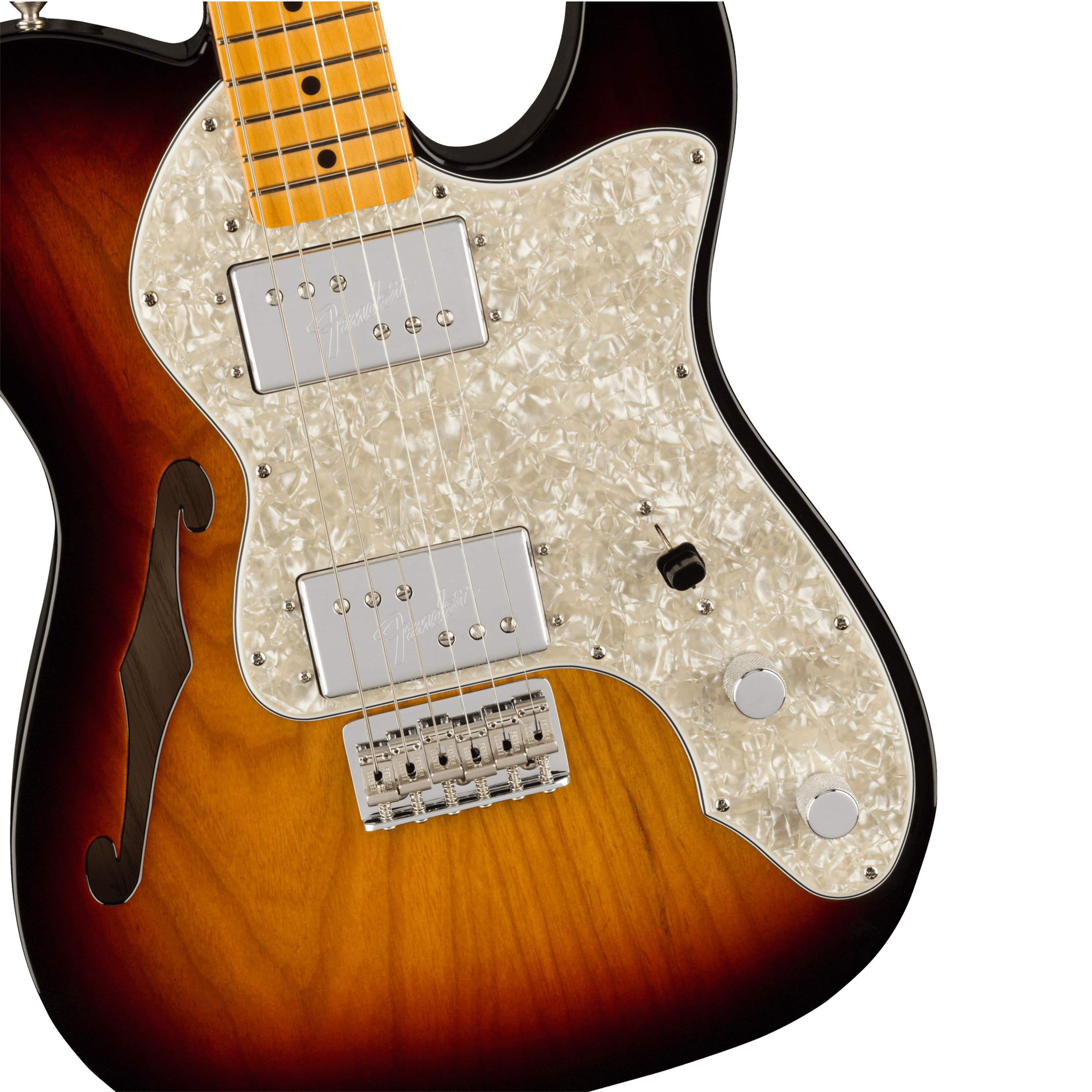 Fender American Vintage II 1972 Telecaster Thinline 3-Color Sunburst ...