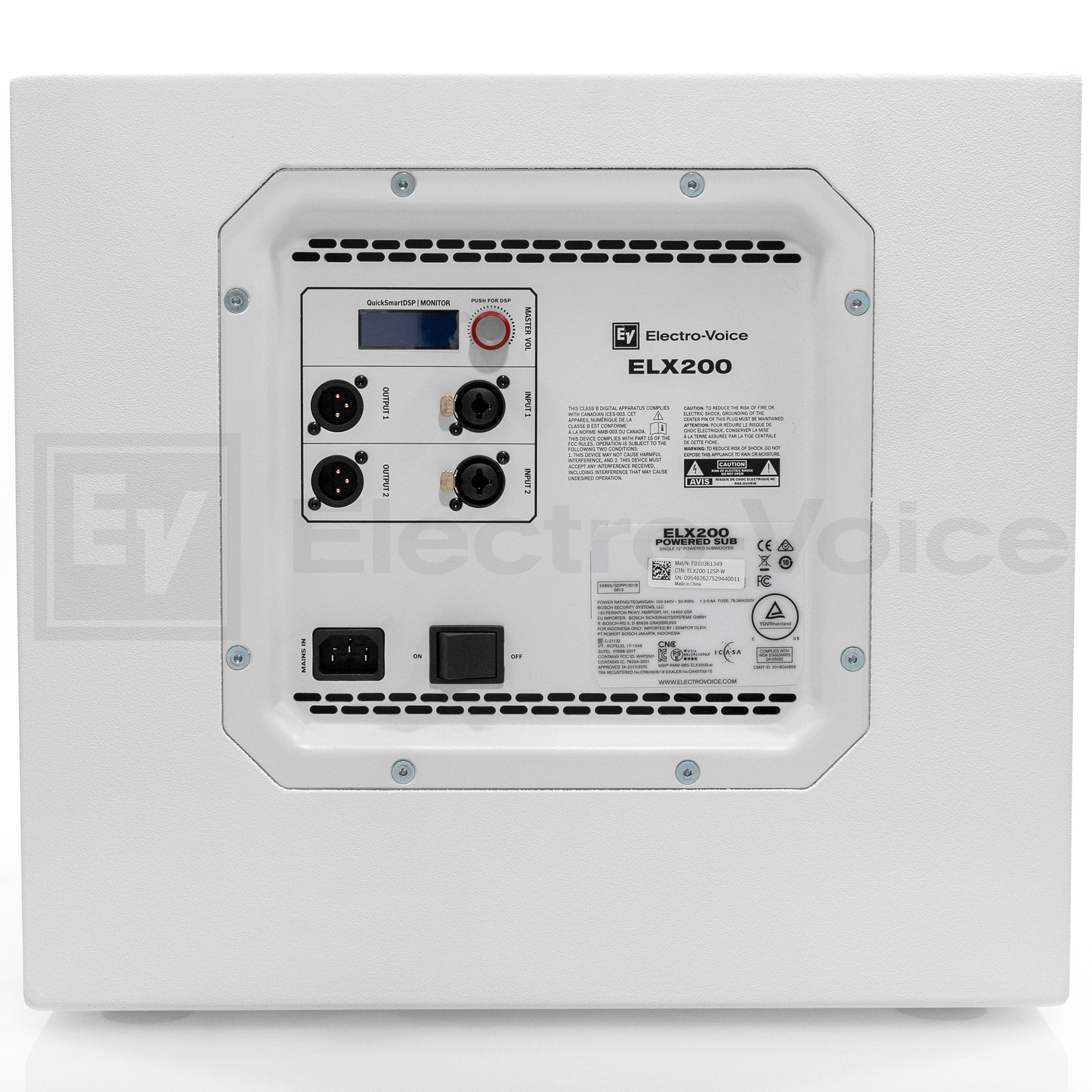 Electro-Voice ELX200-12SP-W White - Caisson de basses SonoVente.com