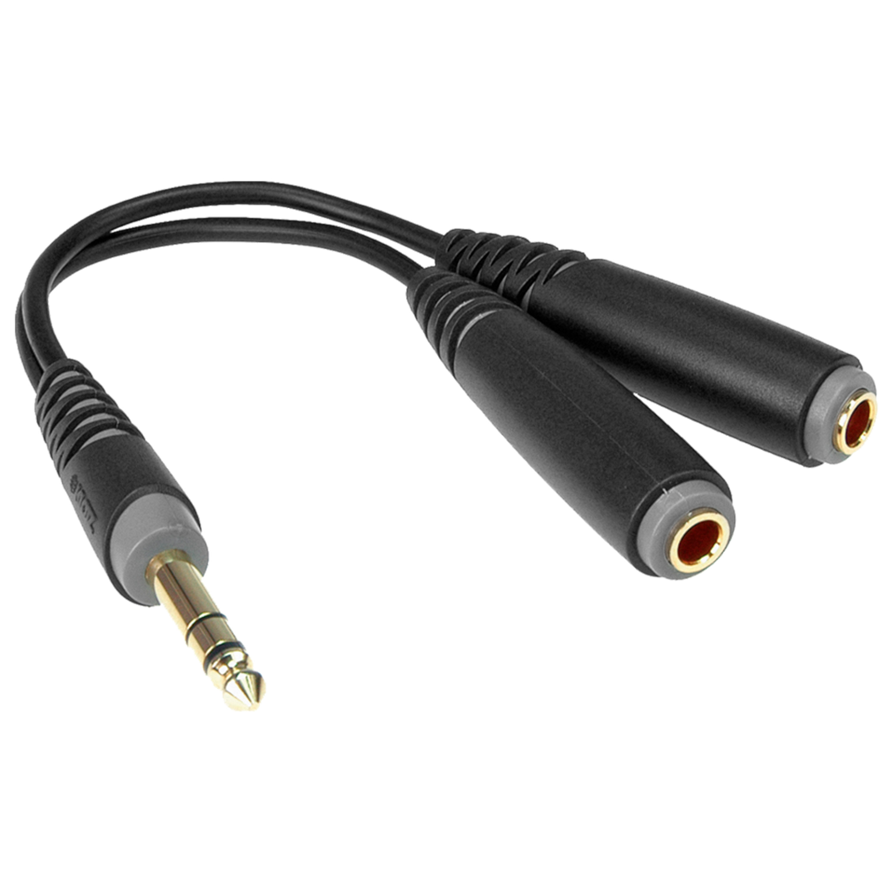 Klotz Adaptateur Y 2x Jacks femelles TS / Jack mâle TRS - Câbles en Y ...