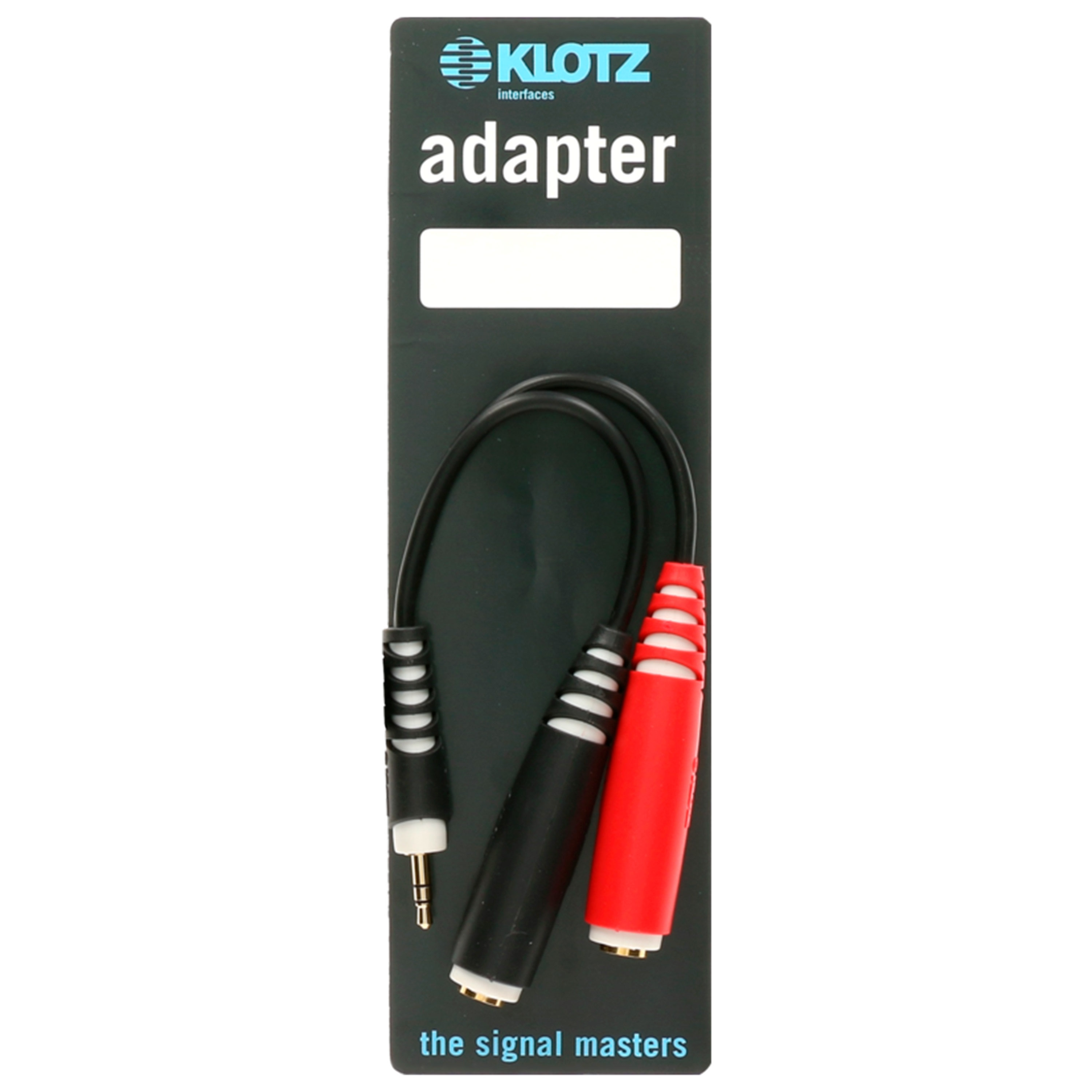 Klotz Adaptateur Y 2x Jacks femelles TS / mini-Jack mâle TRS - Câbles ...