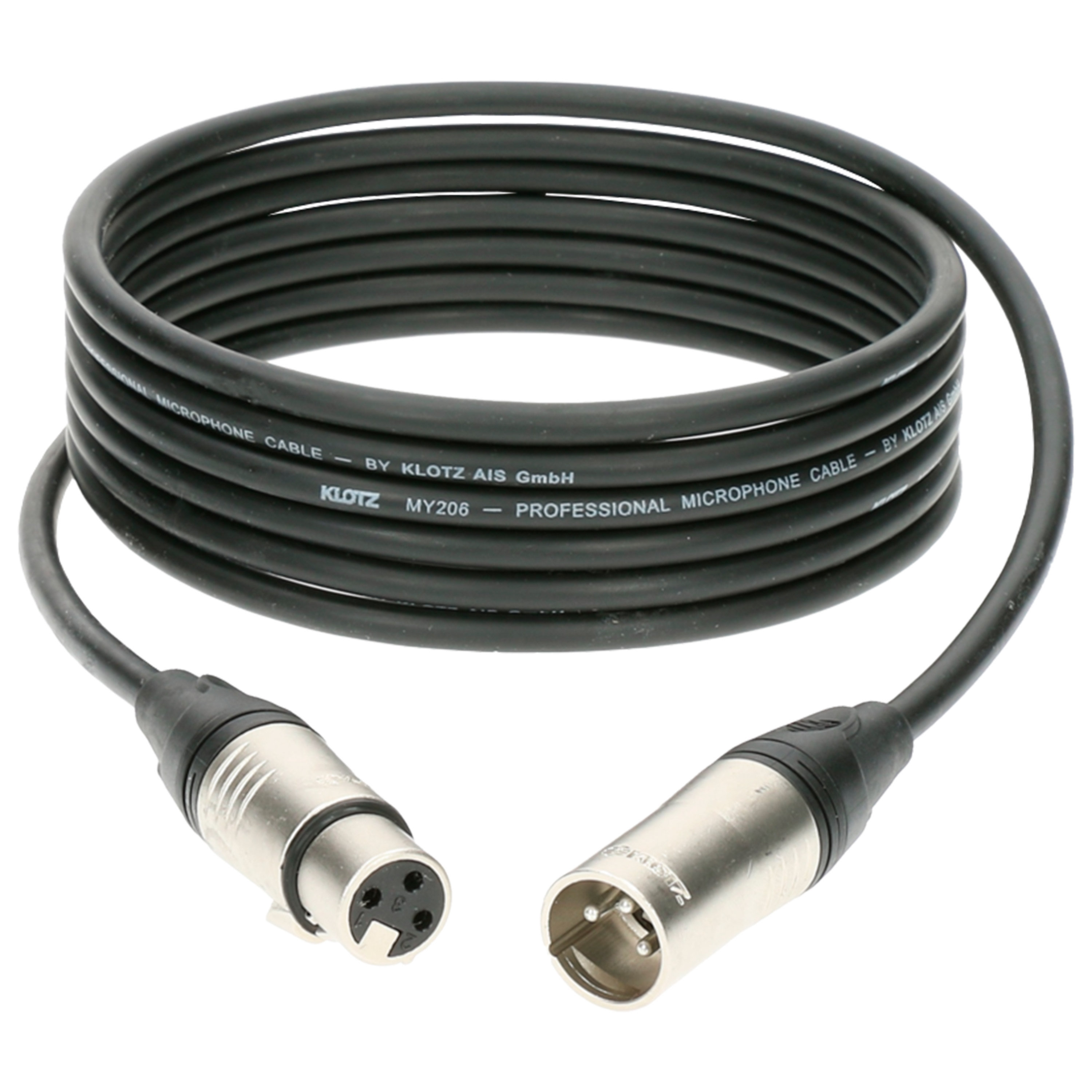 Klotz Câble M1 Pro XLR mâle/femelle, 3m - Câble micro SonoVente.com