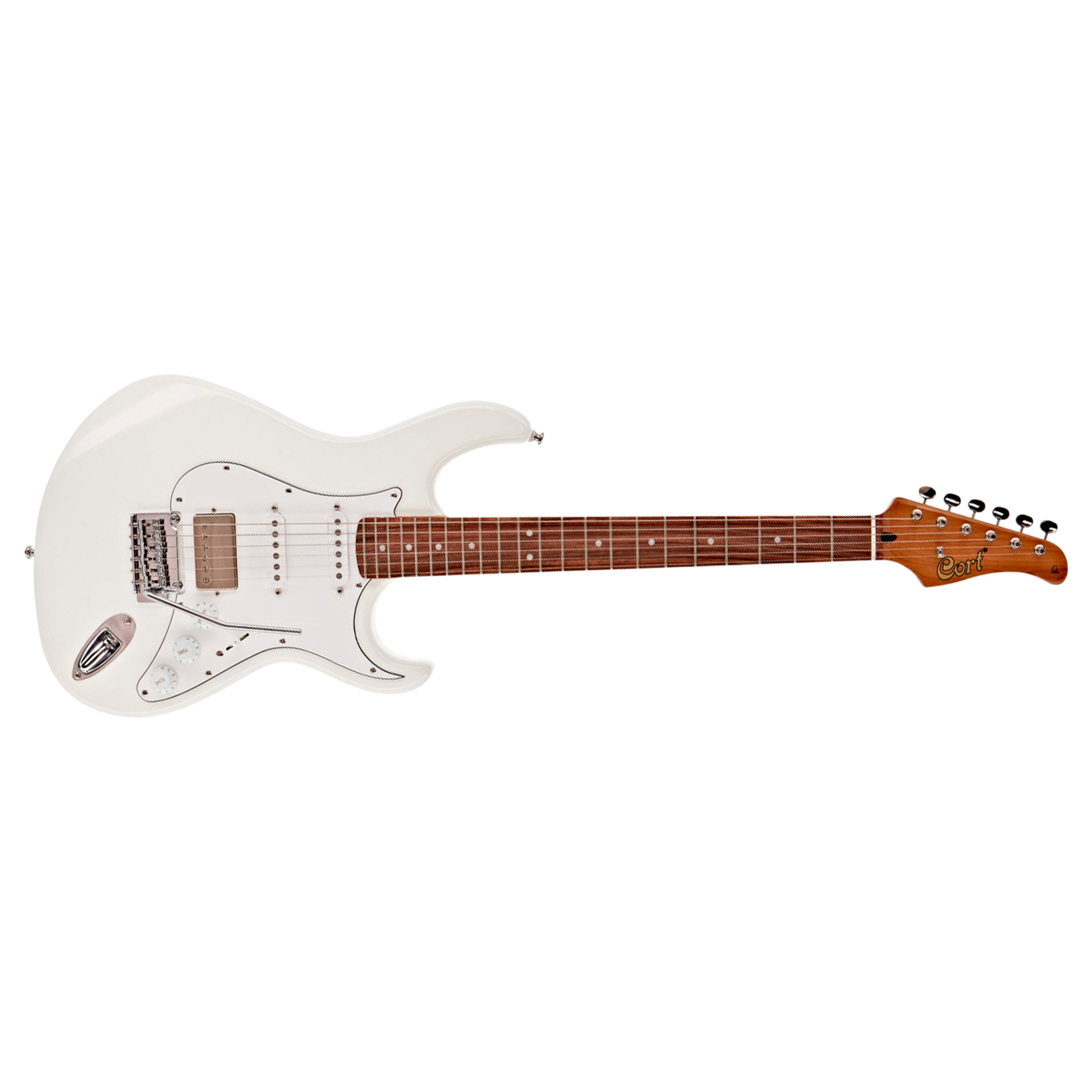 Cort G260CS Olympic White - Guitare vintage SonoVente.com