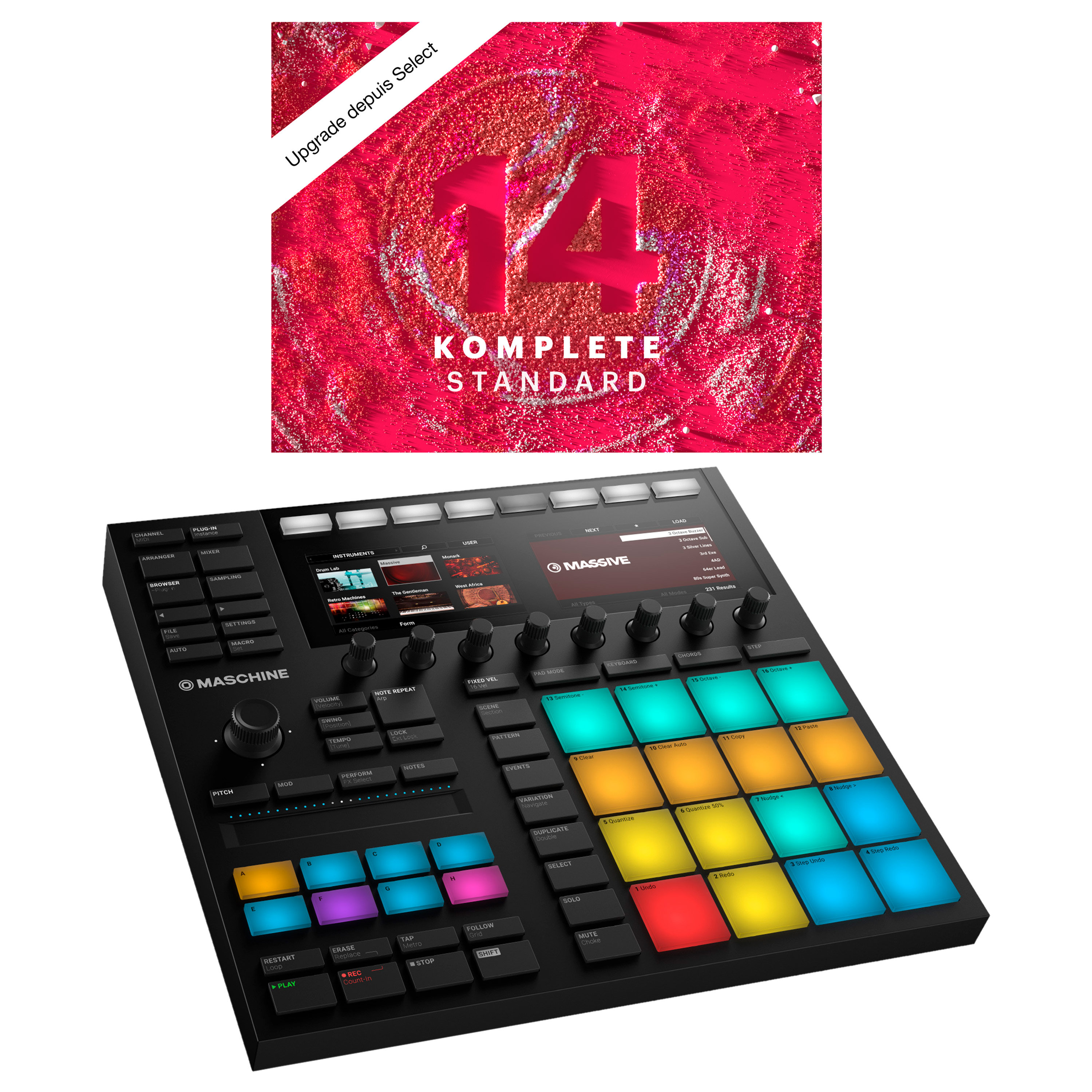 Native Instruments Bundle Maschine Mk3 + Komplete 14 Standard upgrade ...