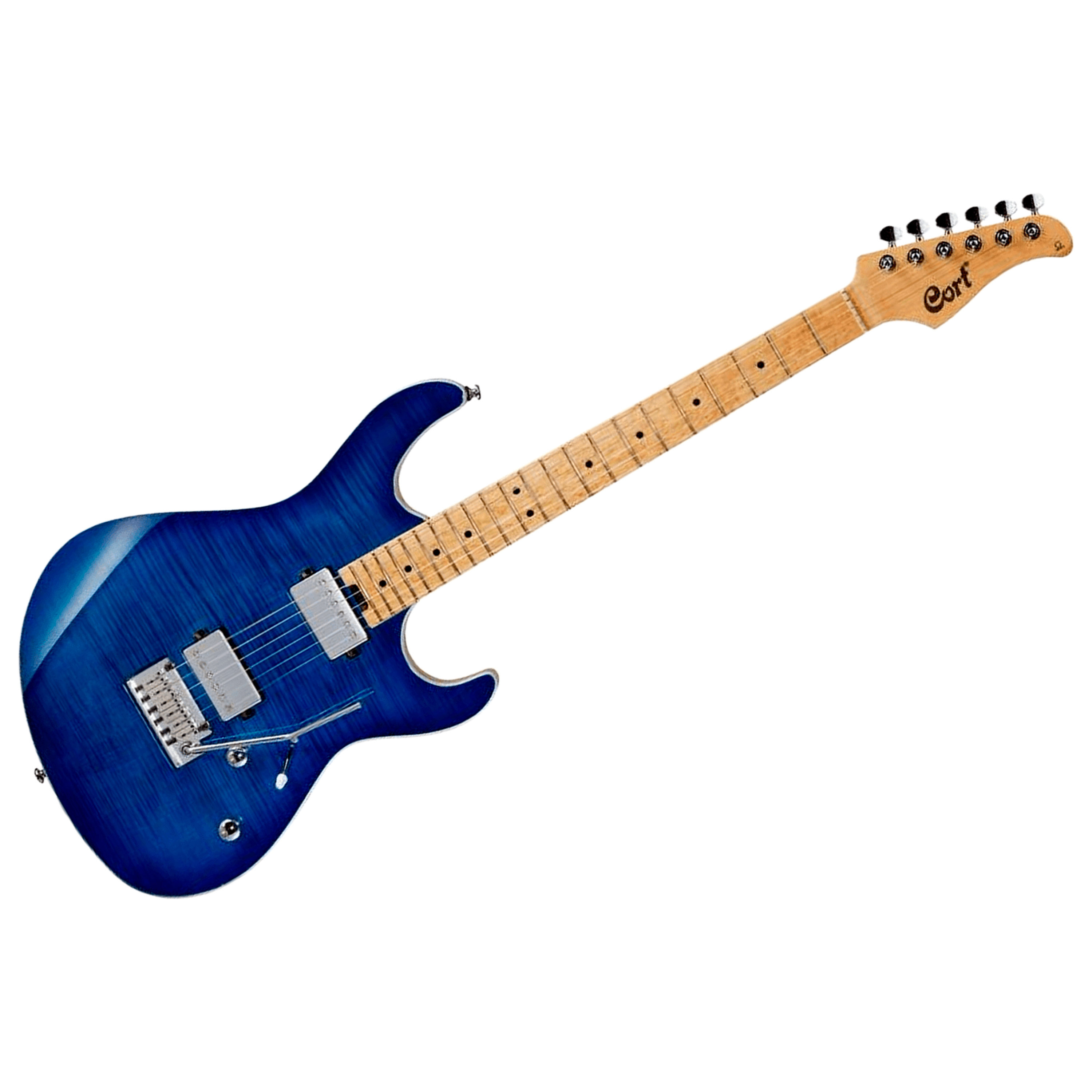 Cort G290 FAT BRIGHT BLUE BURST - Guitare forme ST SonoVente.com
