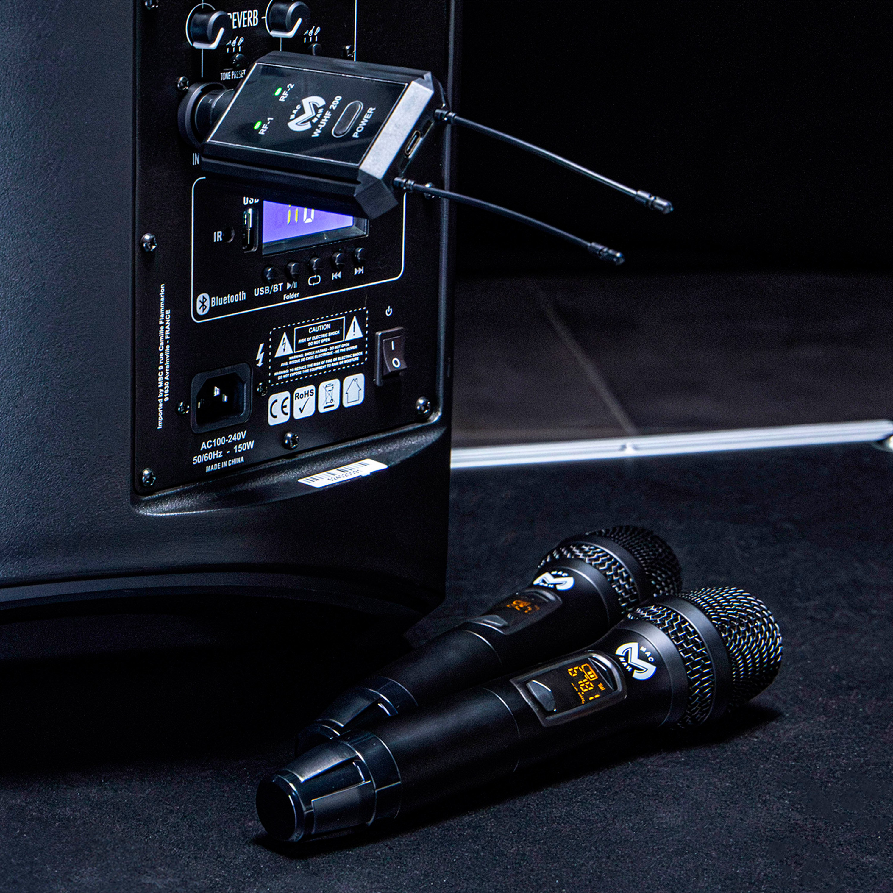 Mac Mah W-UHF 200 M - Micro HF chant SonoVente.com