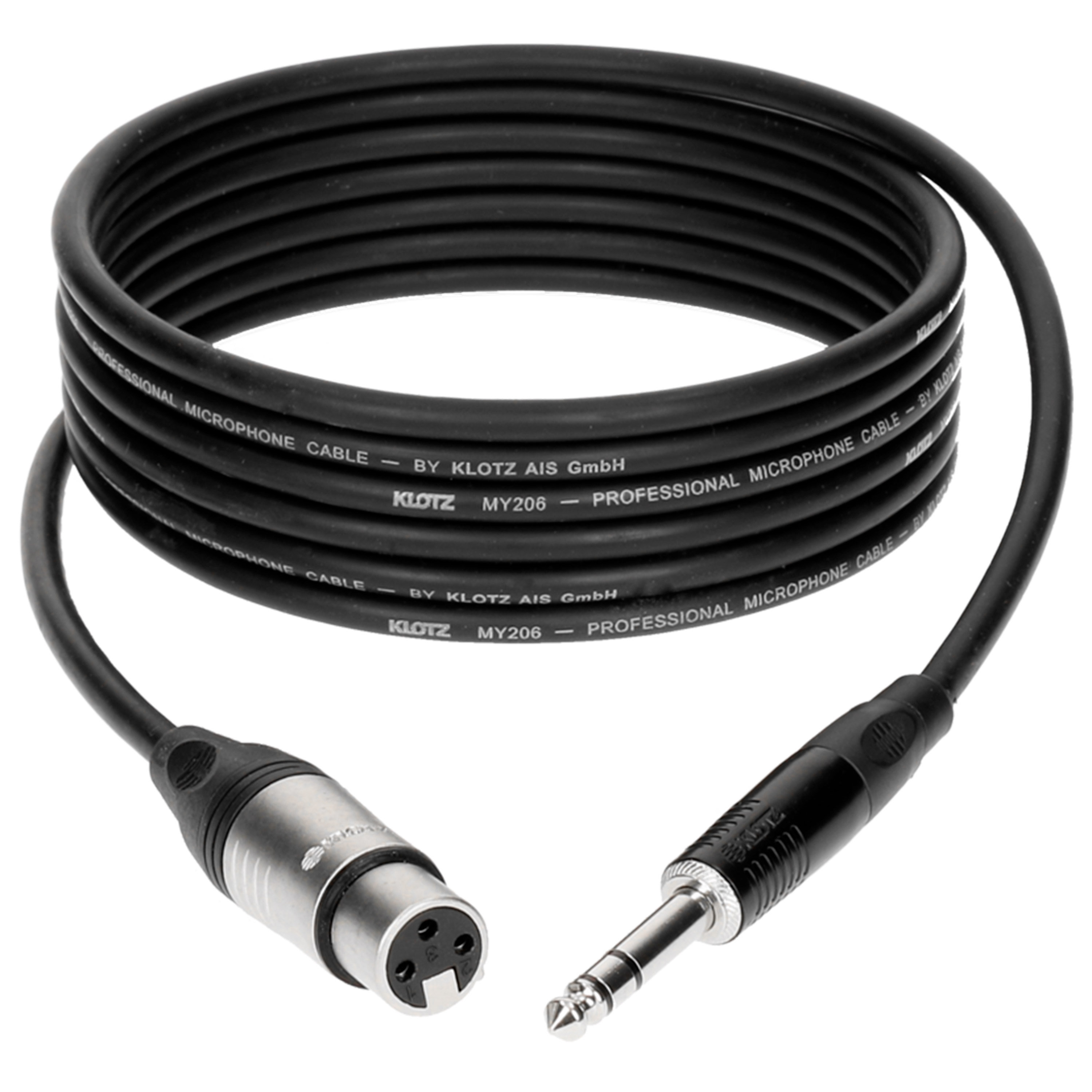 Klotz Câble M1 Pro XLR femelle / Jack mâle TRS, 1m - Câble micro ...