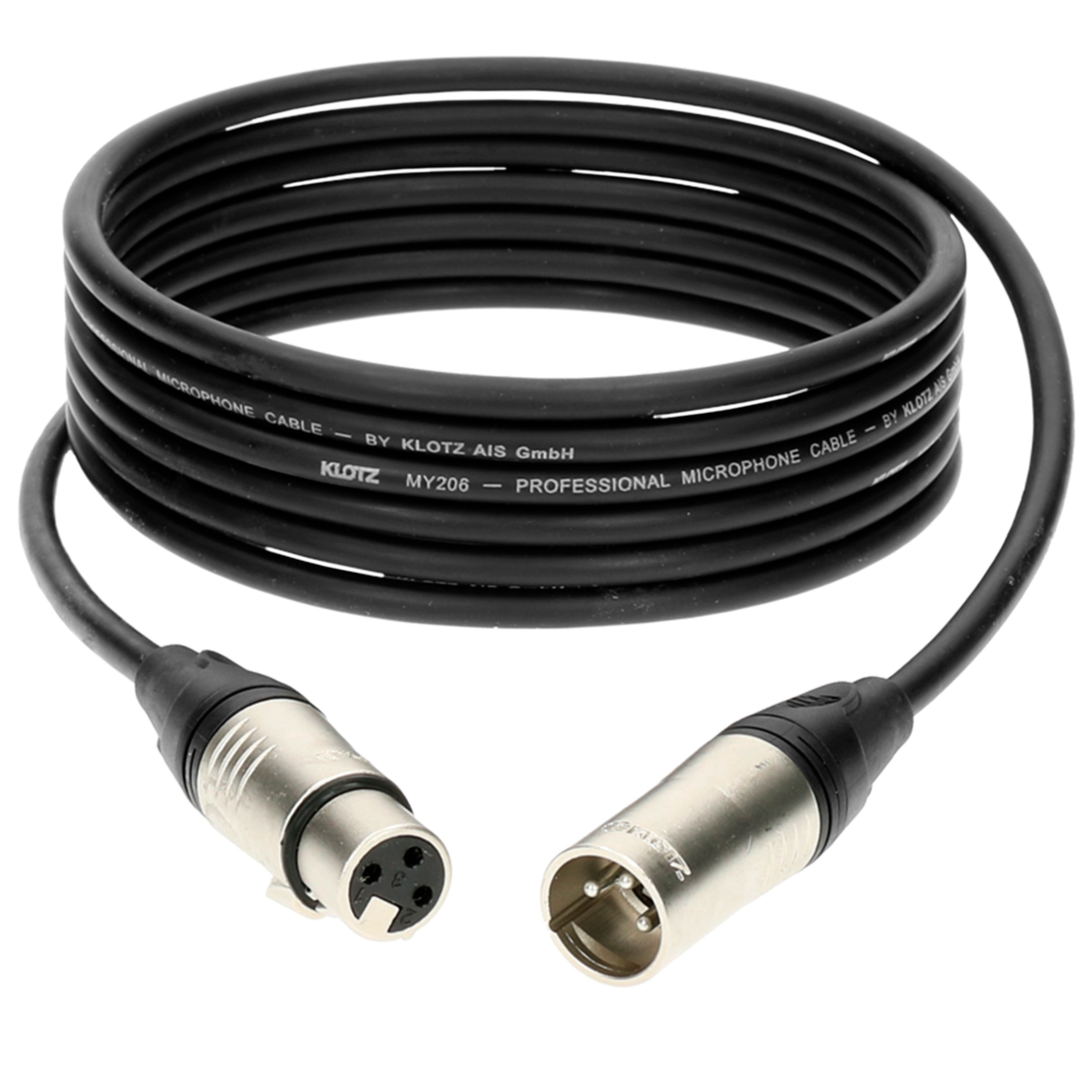 Klotz Câble M1 Pro XLR mâle/femelle, 2m - Câble micro SonoVente.com