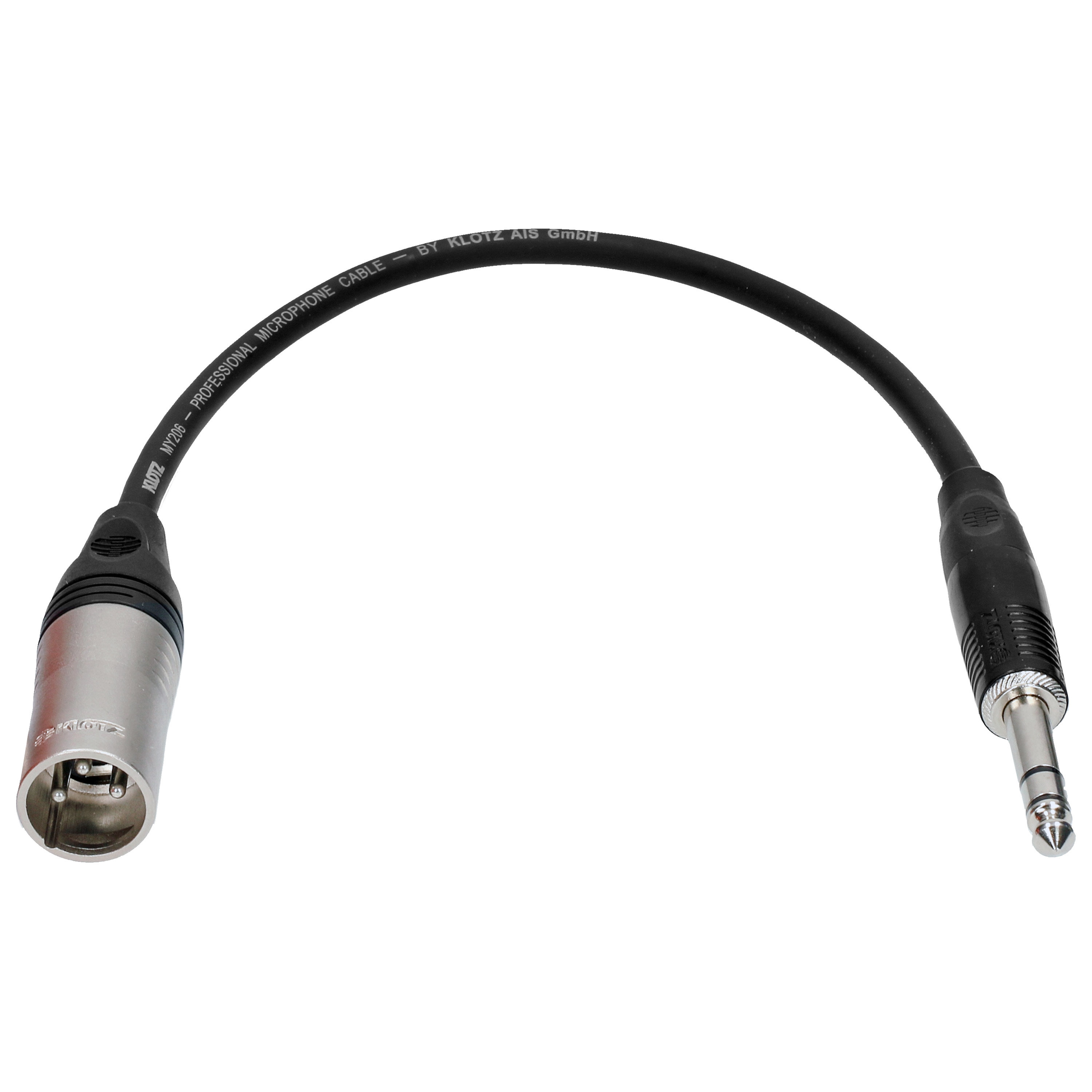 Klotz Câble Patch M1 Pro Jack mâle TRS / XLR mâle, 60cm - Câble patch ...