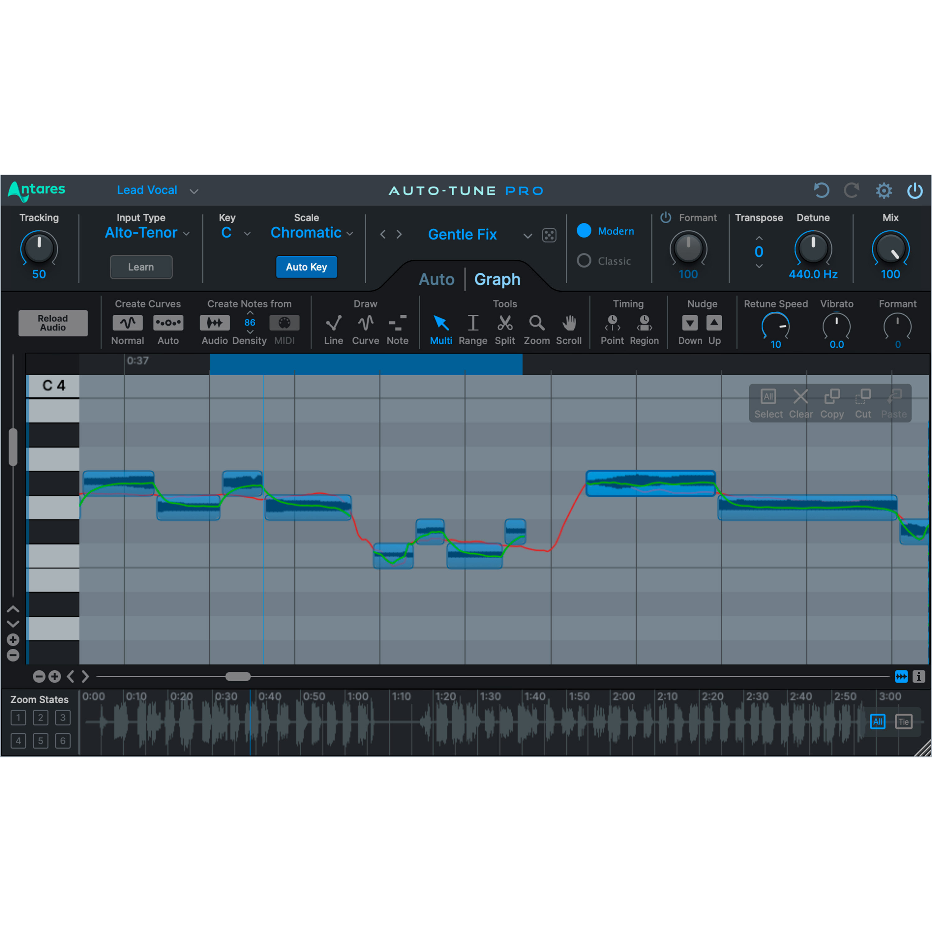 Antares Auto-Tune Pro X (licence en téléchargement) - Logiciel plugins ...