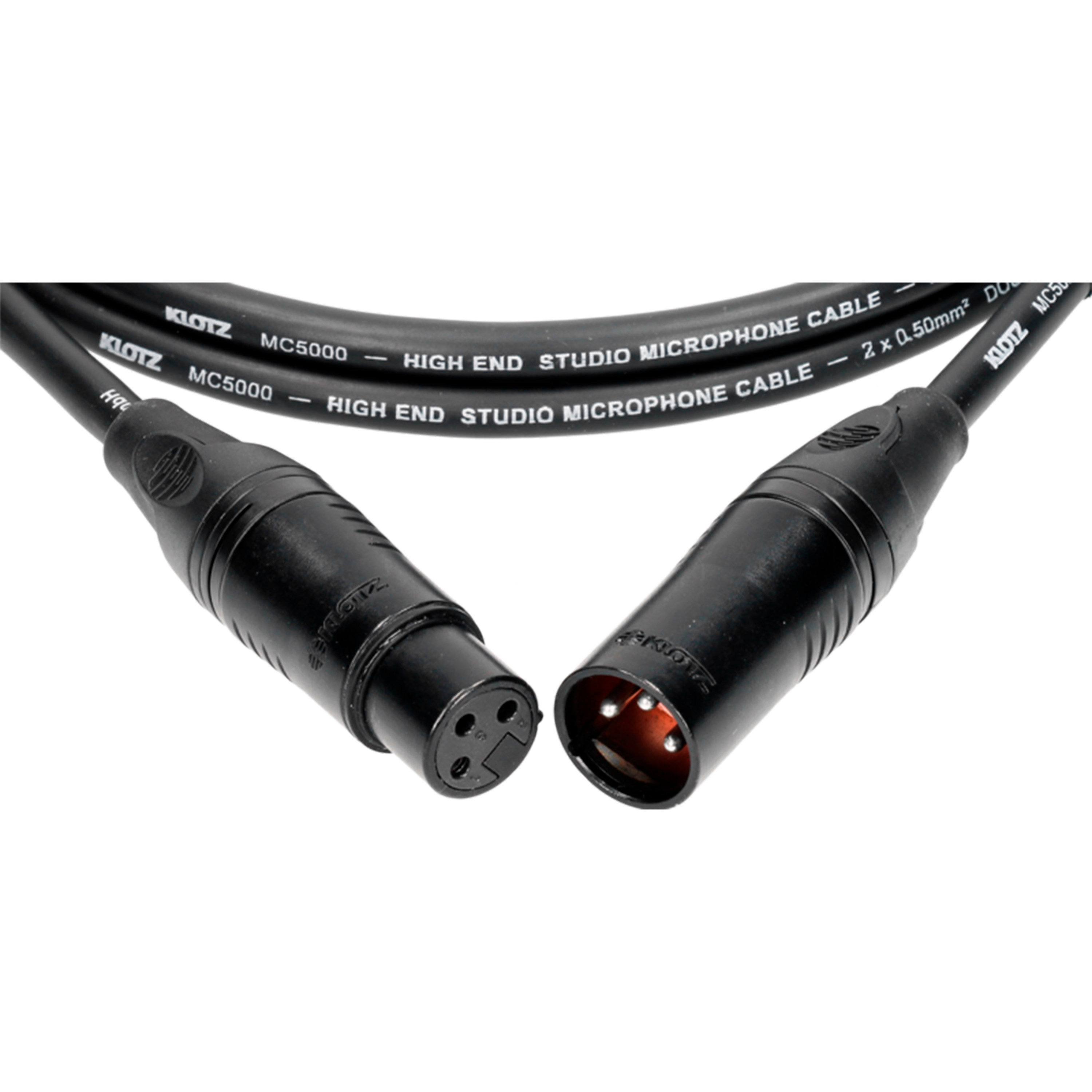 Klotz Câble micro M5 Pro XLR mâle/femelle, 60cm - Câble Micro SonoVente.com
