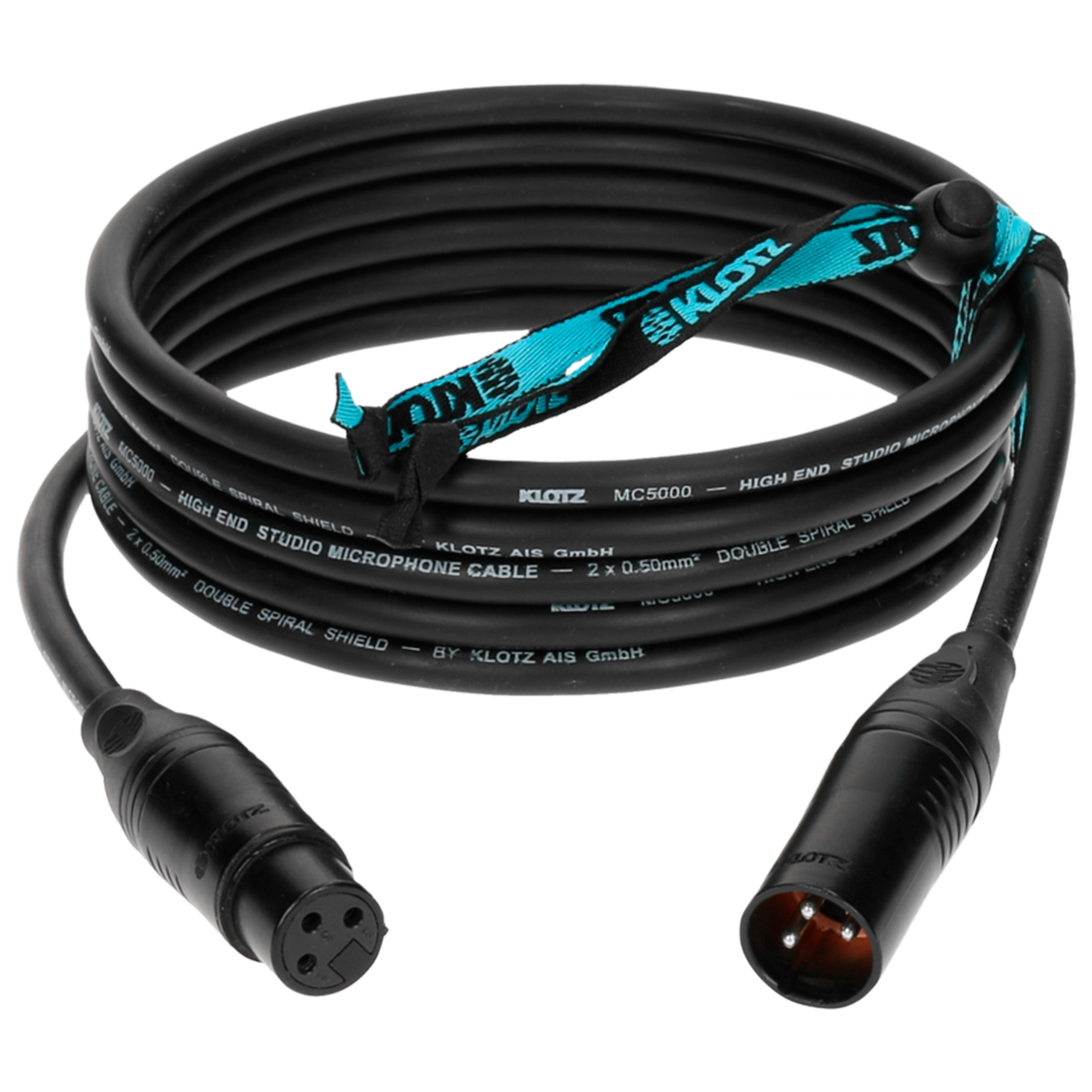 Klotz Câble M5 Pro XLR mâle/femelle, 3m - Câble micro SonoVente.com