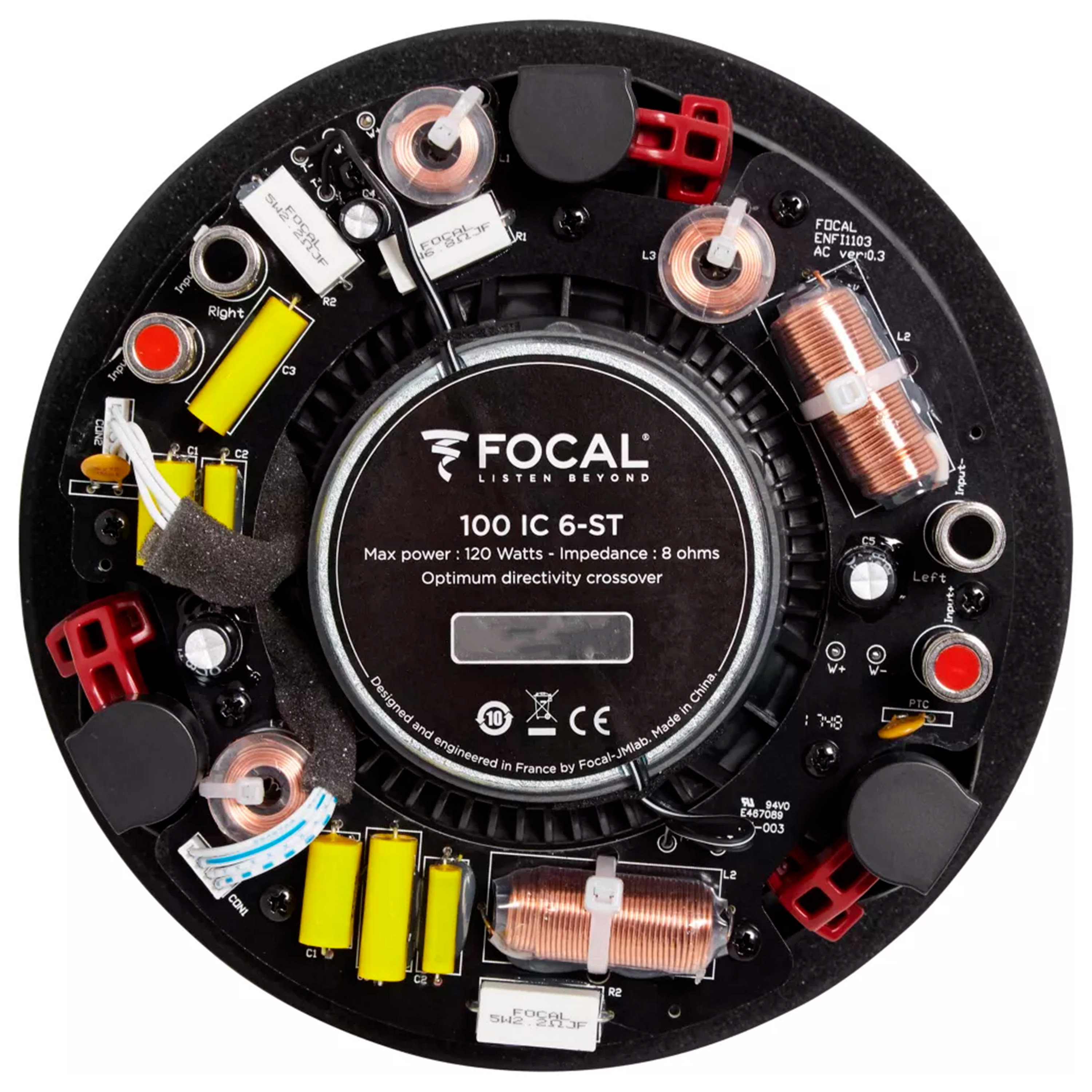 Focal Hifi 100 IC6ST White - Enceintes encastrables Hi-Fi SonoVente.com