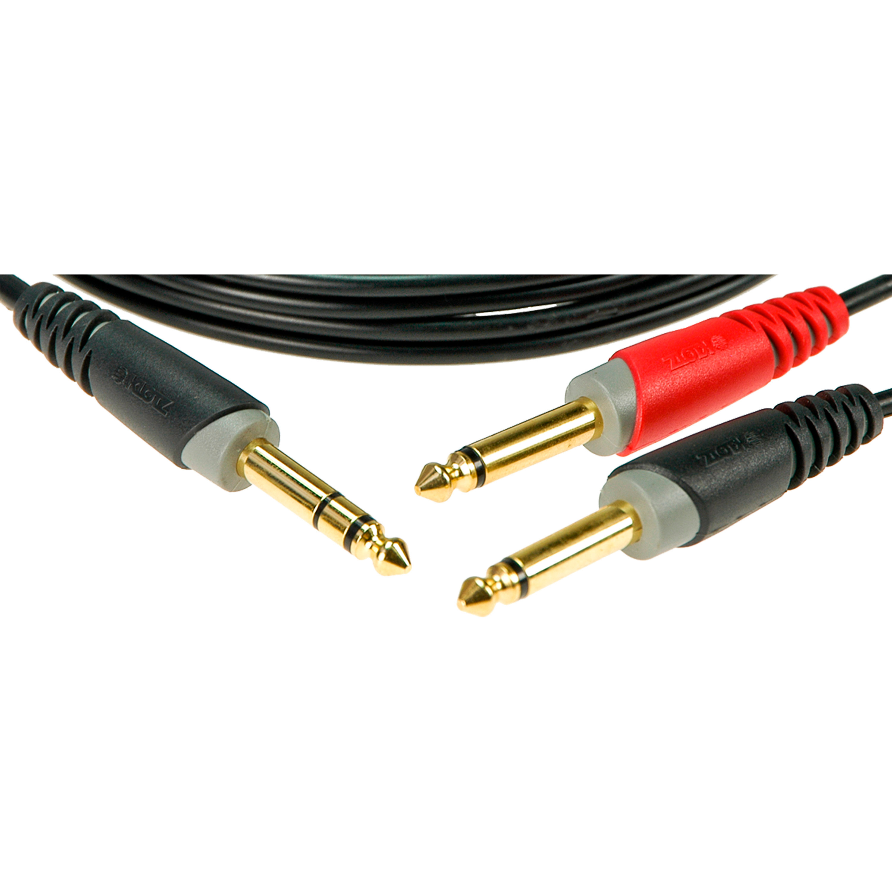 Klotz Câble Jack mâle TRS / 2x Jacks mâles TS, 3m - Câble bretelle ...