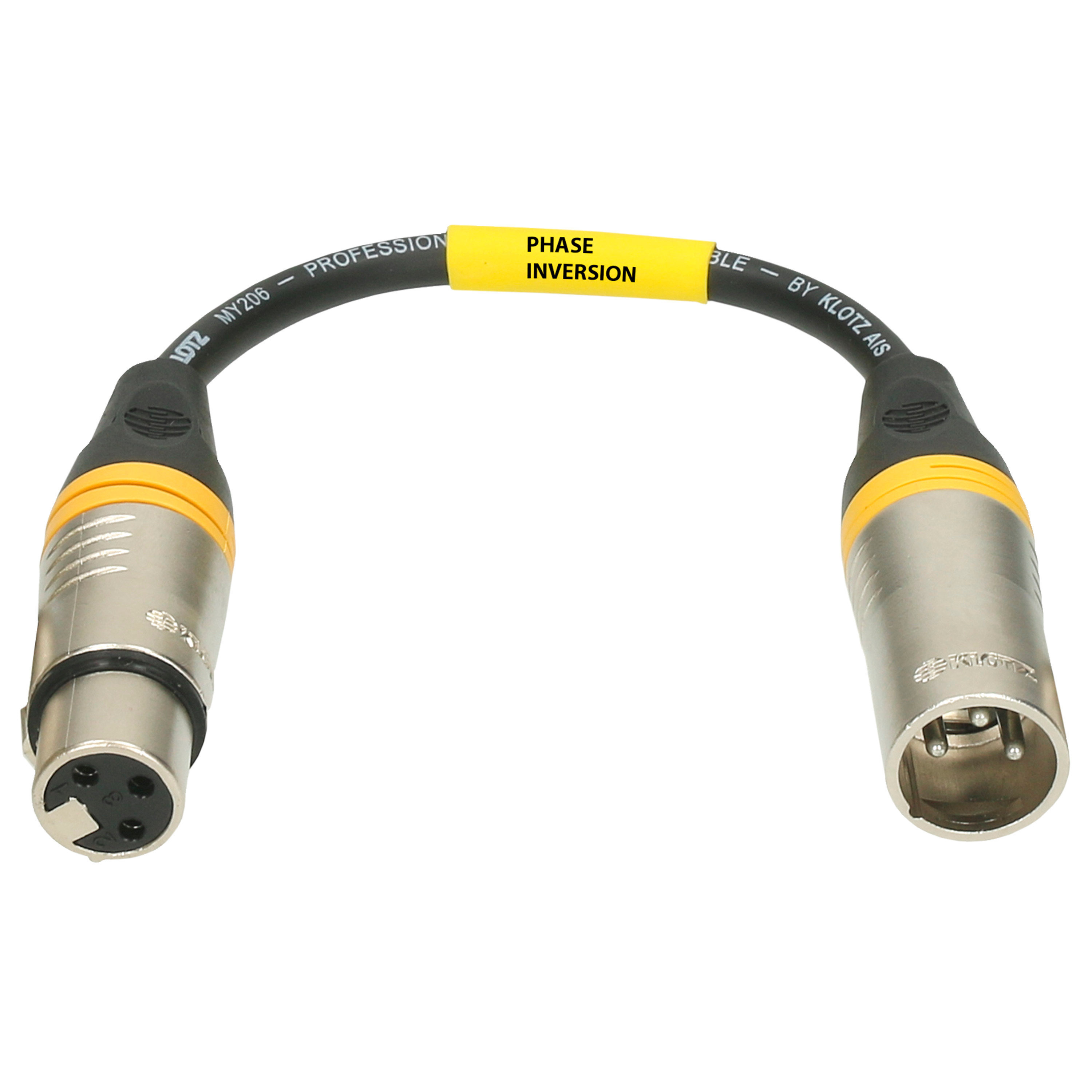 Klotz Adaptateur d'inversion de phase XLR mâle/femelle, 20cm ...